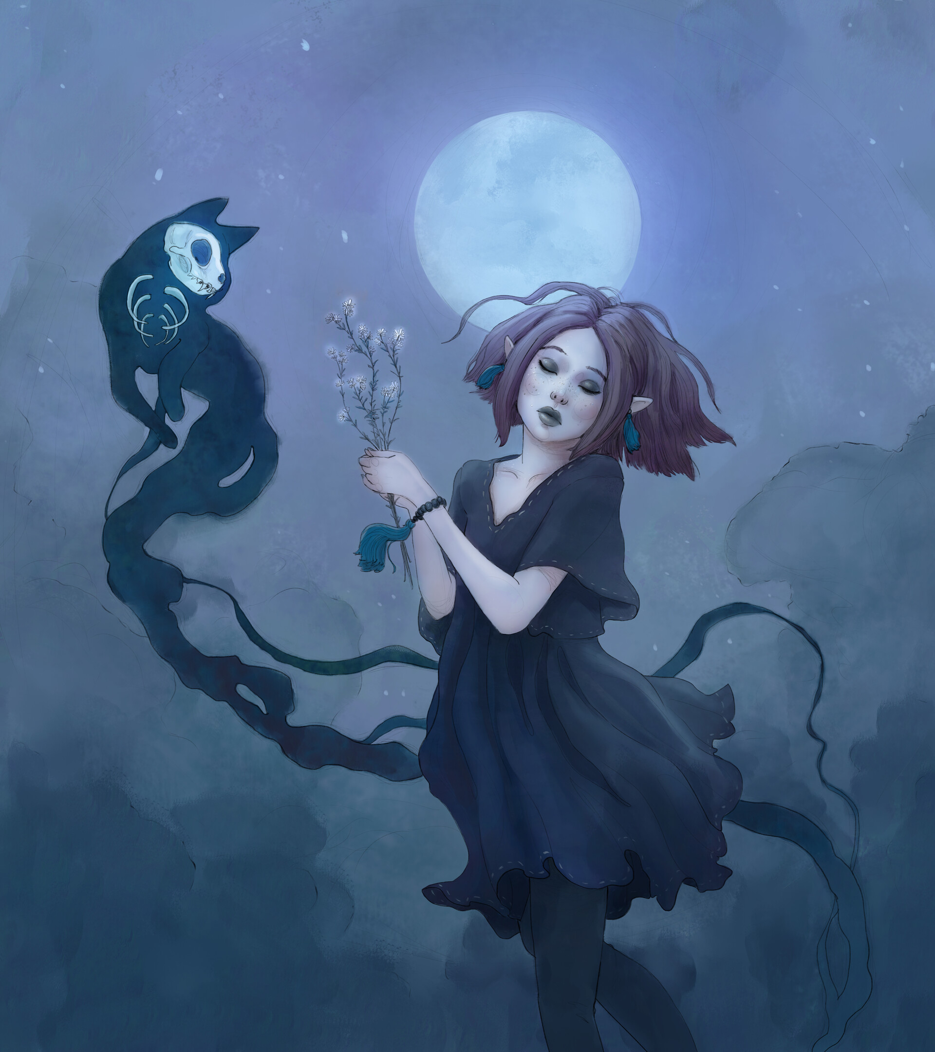 Blue Moon Samhain by Ire Azure | Scrolller