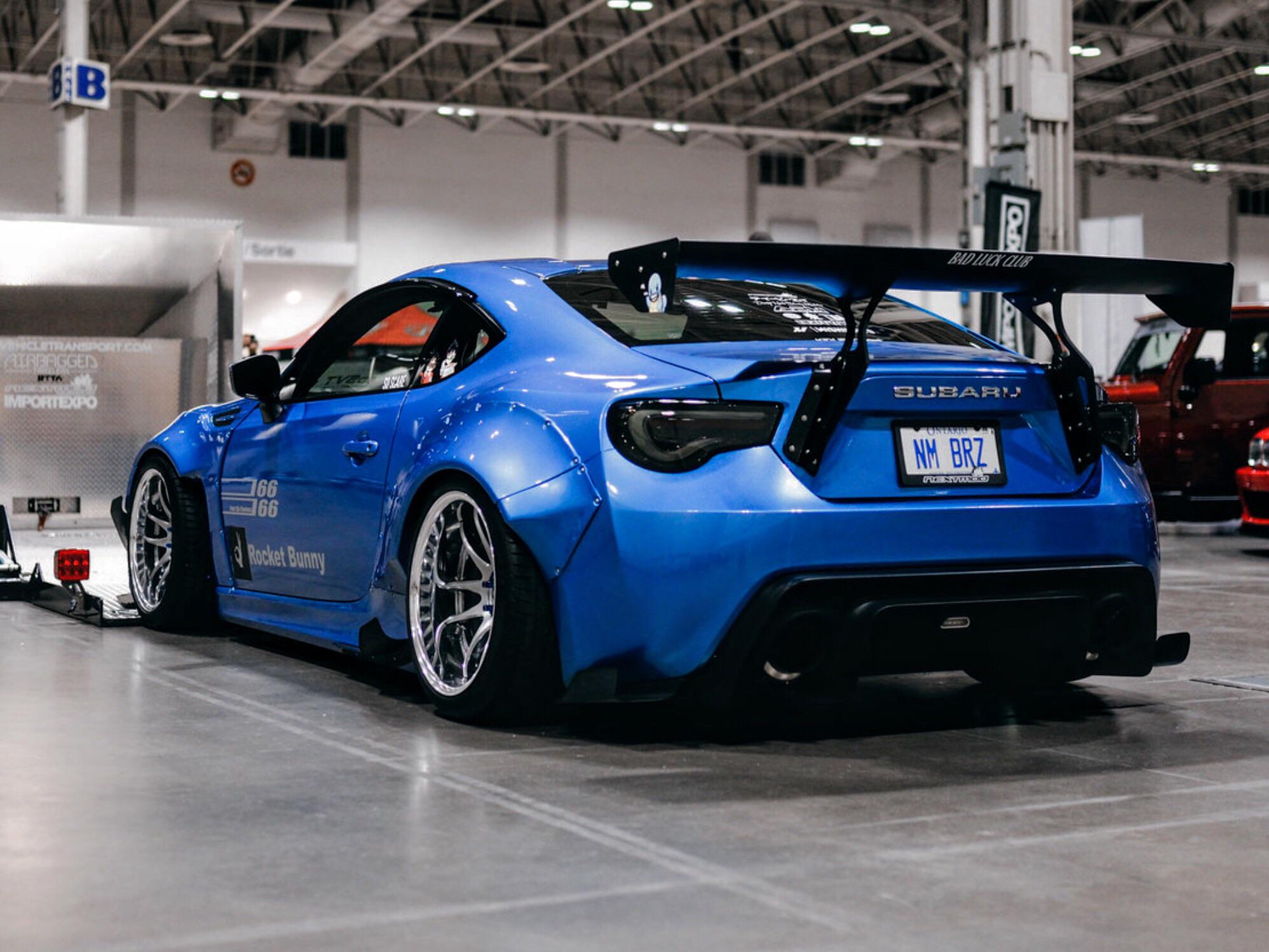 Blue Subaru BRZ Rocket Bunny | Scrolller