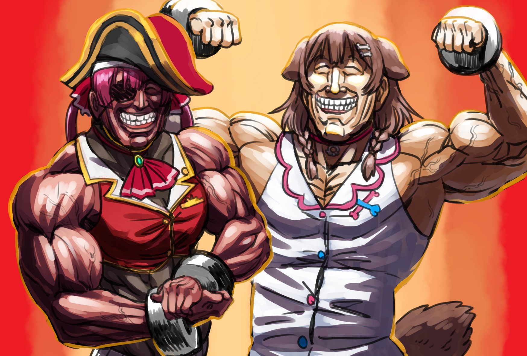 Blursed Pirate Doggo Duo | Scrolller