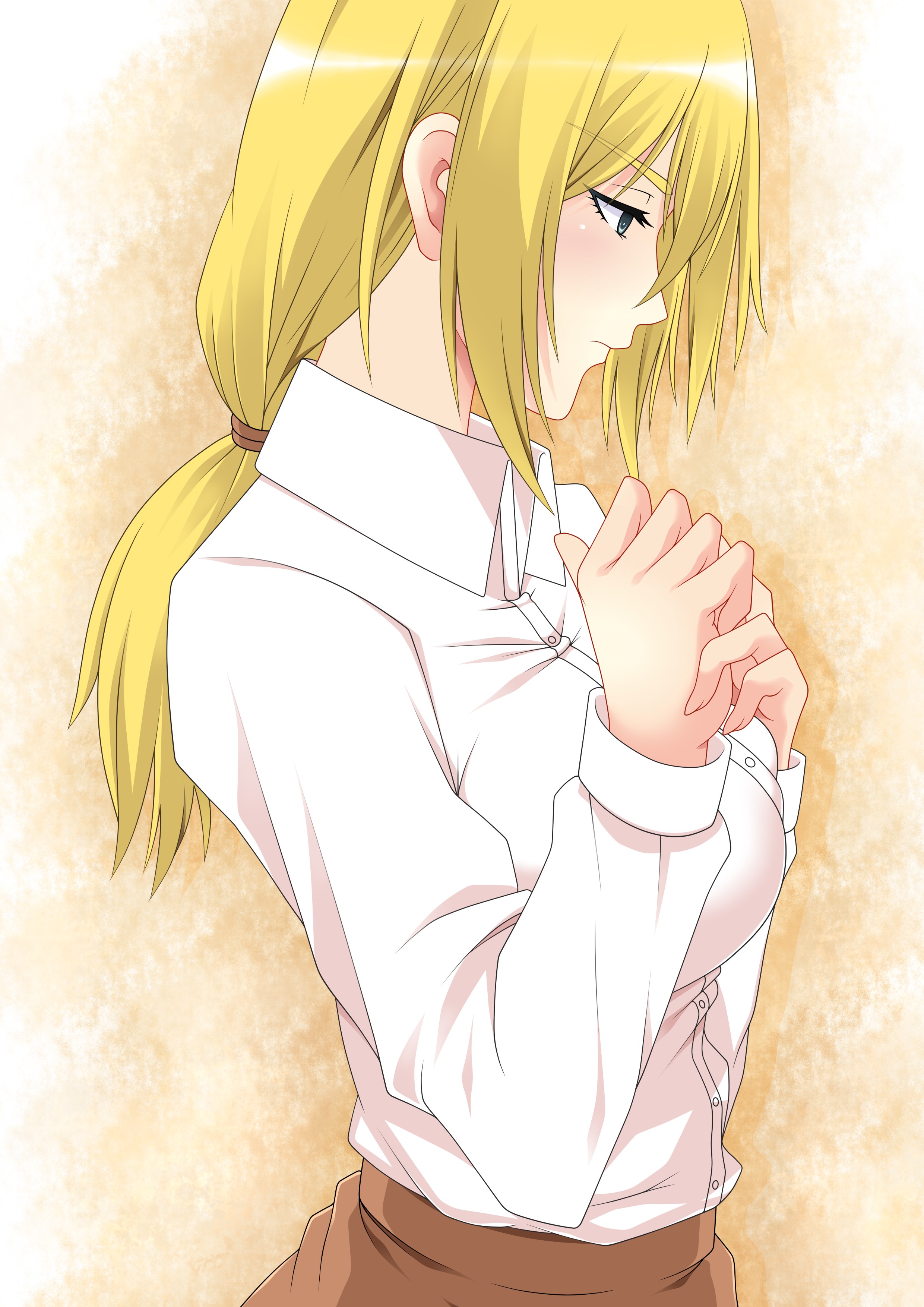 Blushing 😳 / Art by haruka | Scrolller