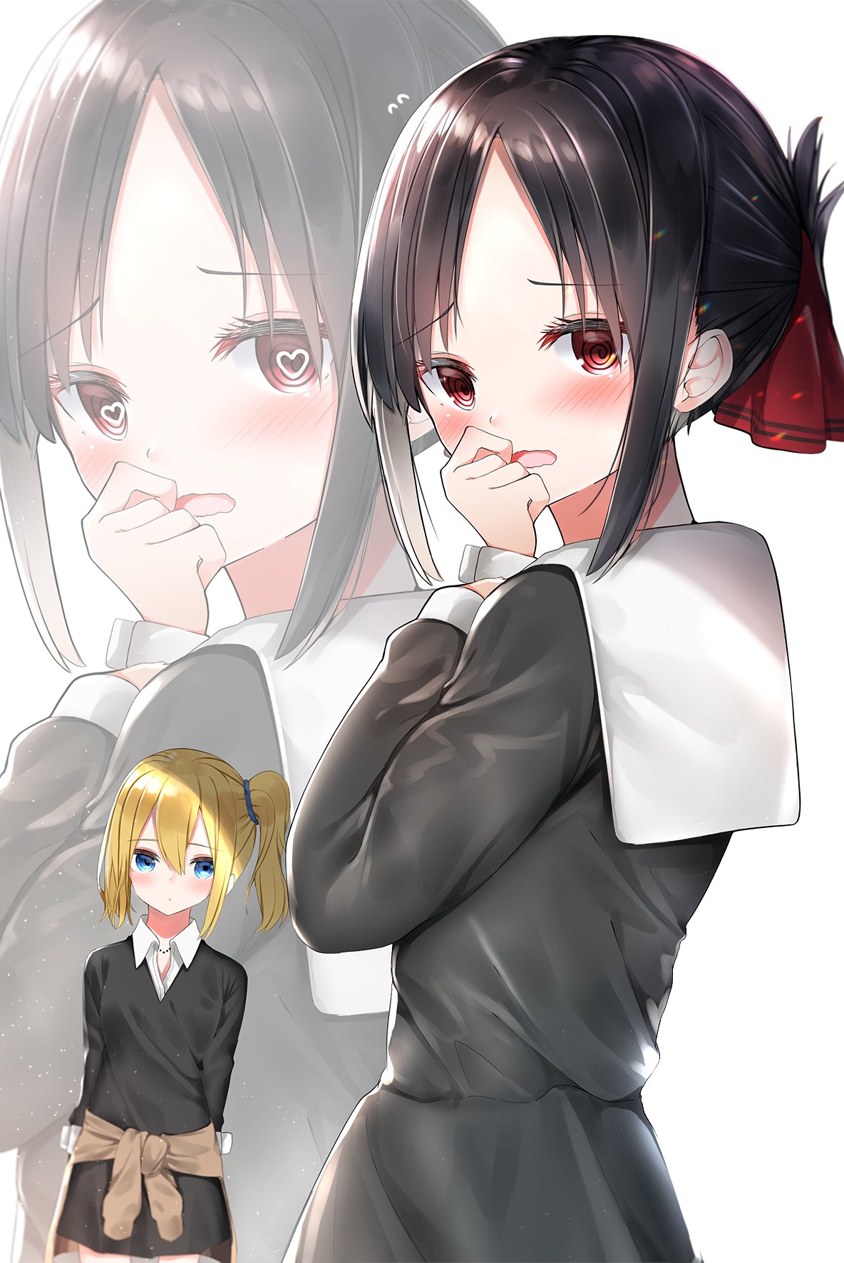 Blushing Kaguya with Hayasaka | Scrolller