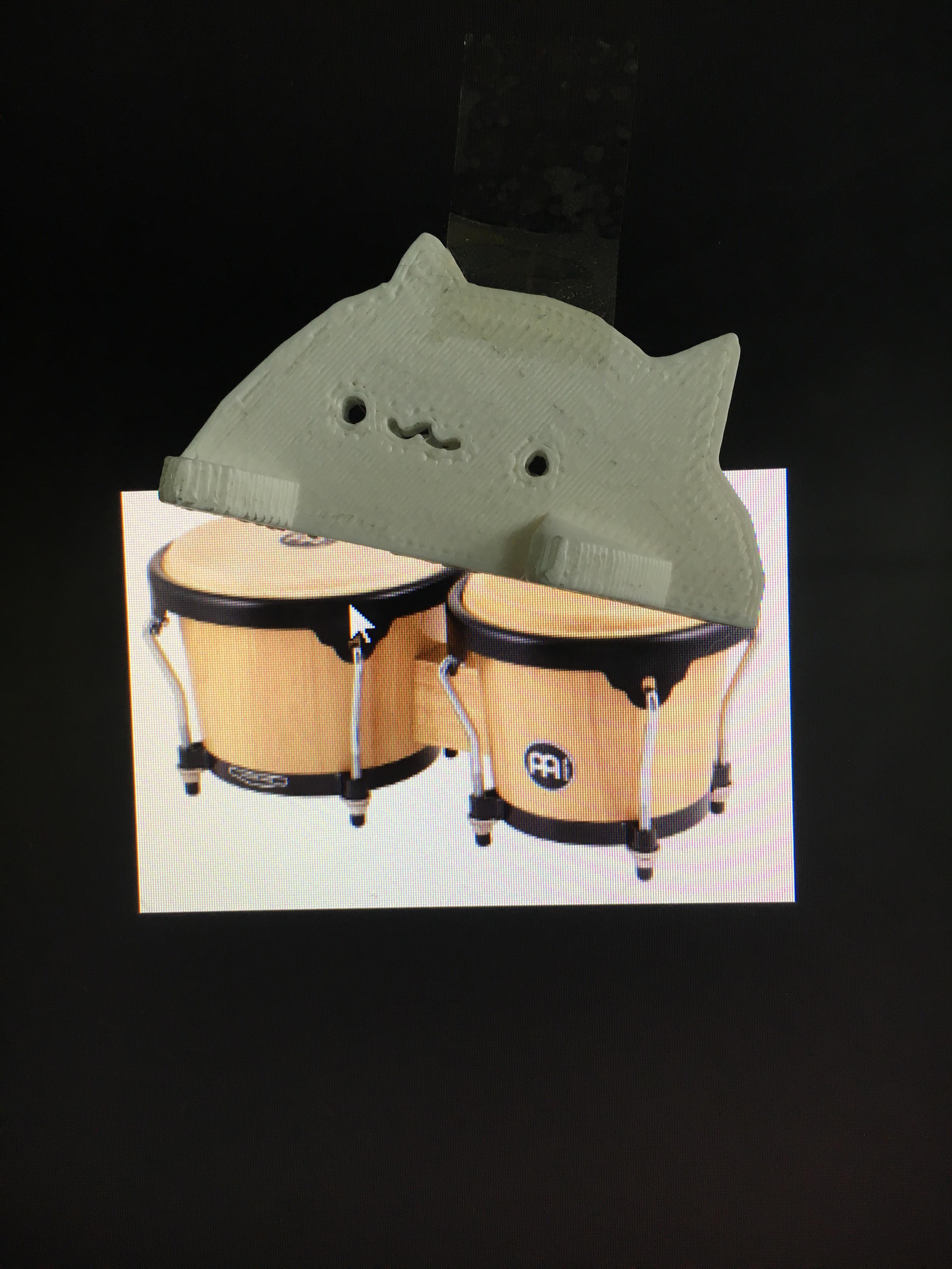 Bongo cat 3D print. | Scrolller