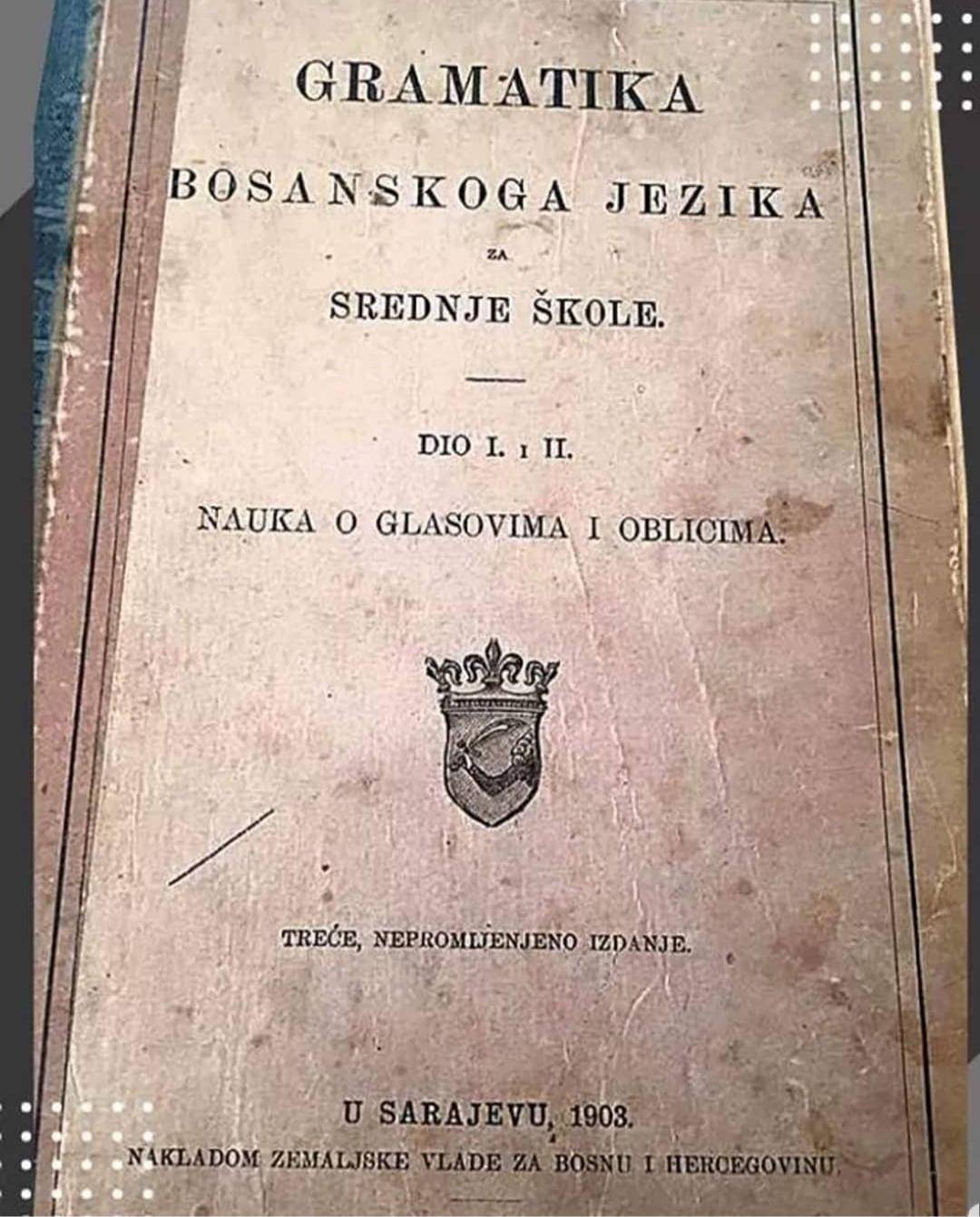 Bosanski jezik-1903.g. | Scrolller
