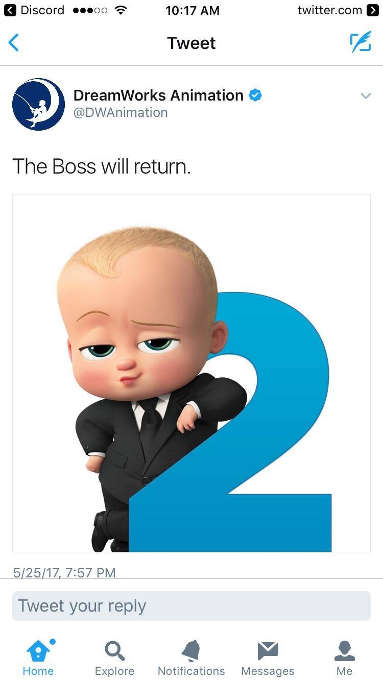 Boss Baby Two confirmed. | Scrolller