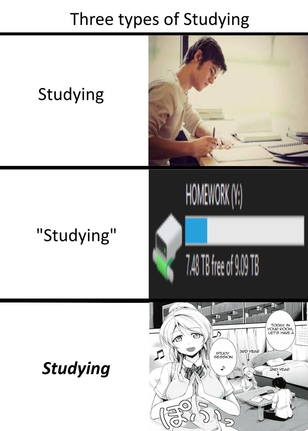 Boy do I love studying | Scrolller