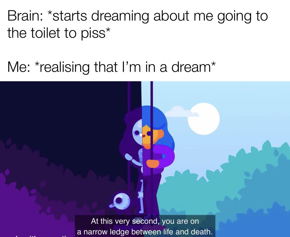 BRAIN PLEASE WAKE UP I BEG! | Scrolller