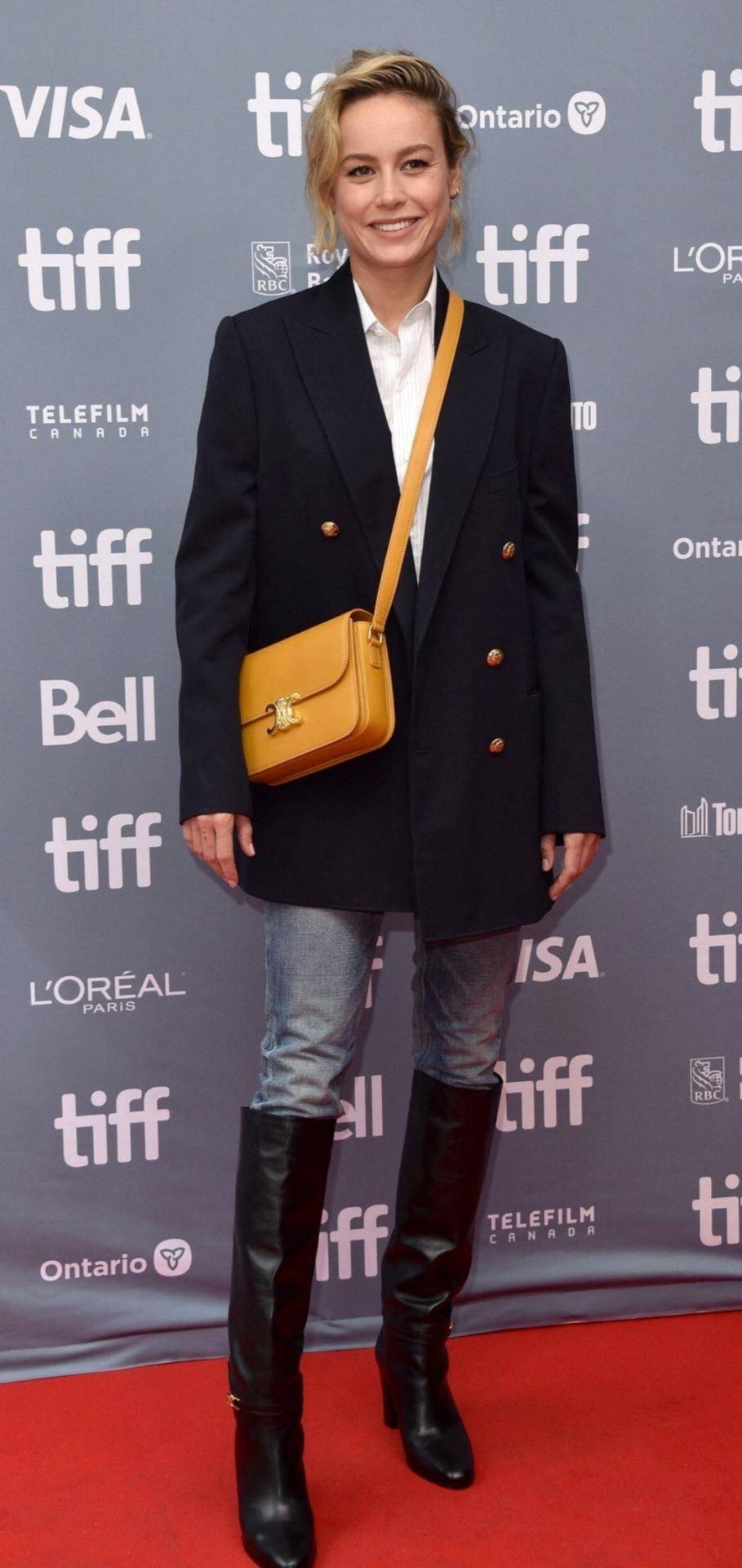 Brie Larson at the 2019 TIFF | Scrolller