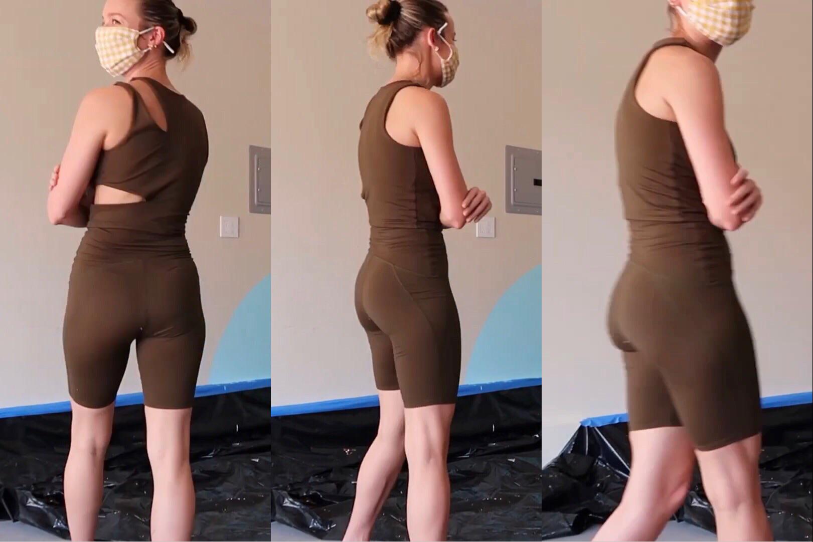 Brie Larson’s booty in tight, black spandex (2/2) | Scrolller