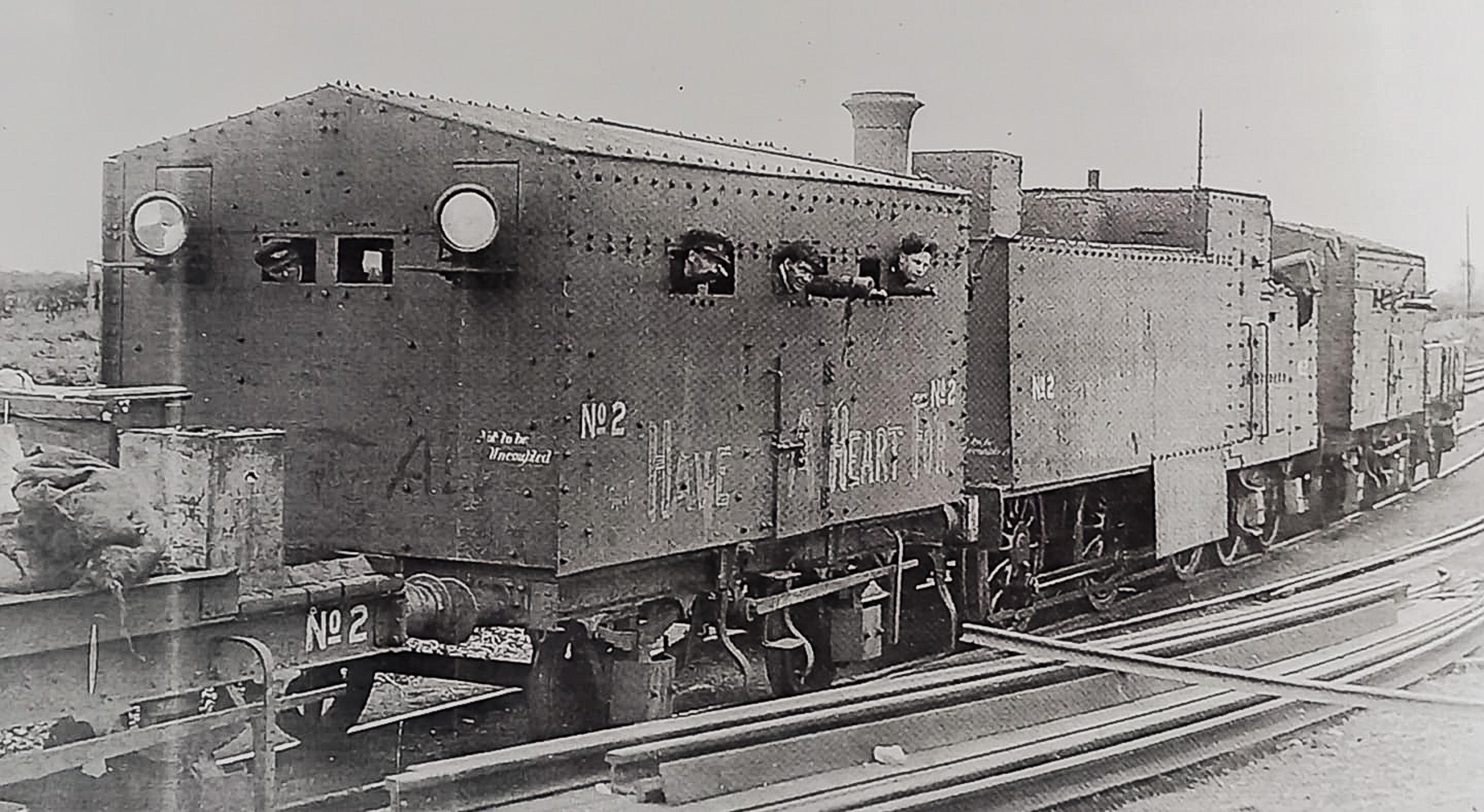 British Army, Armoured Steam Train - Irish War of Independence, 1920 (Wexford, Ireland) | Scrolller