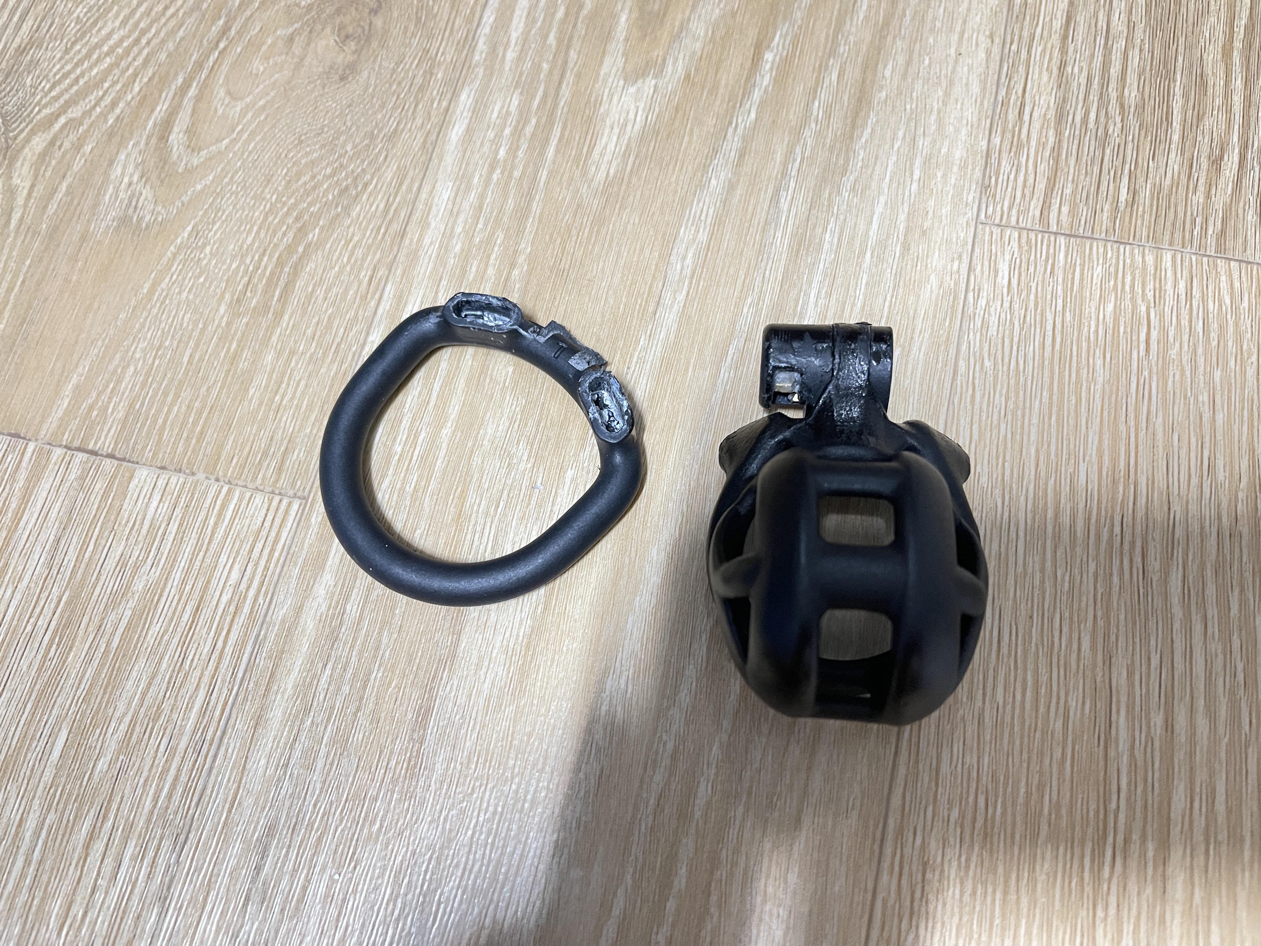 Broken chastity cage... | Scrolller