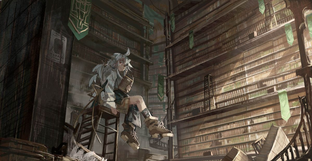 Broken down library [Original] | Scrolller