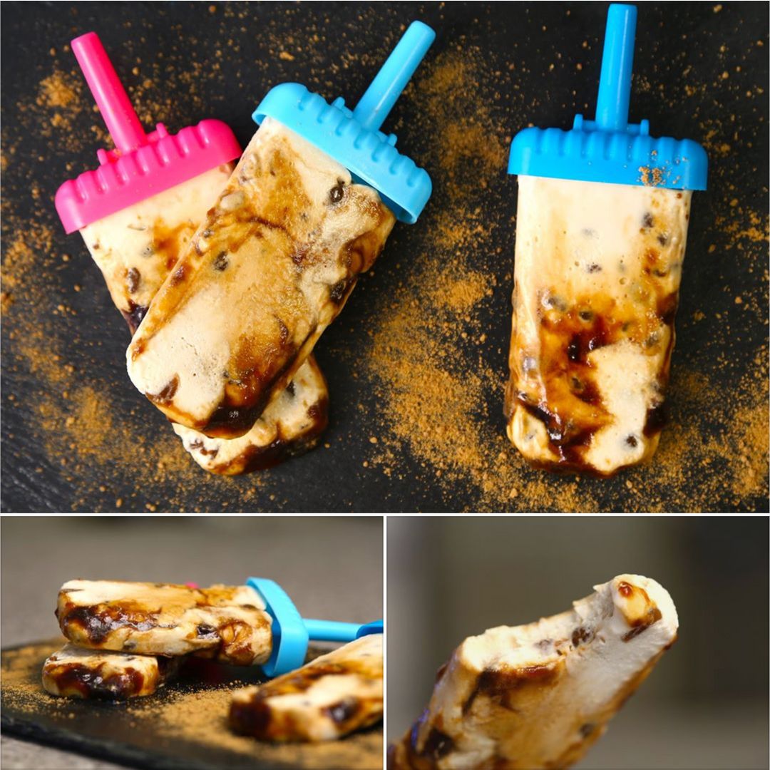 Brown Sugar Boba Ice Cream Bars | Scrolller