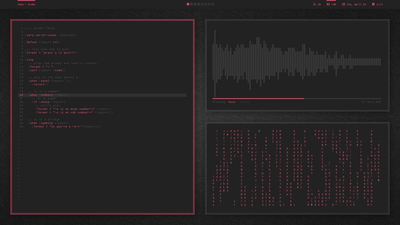[bspwm] dusk | Scrolller