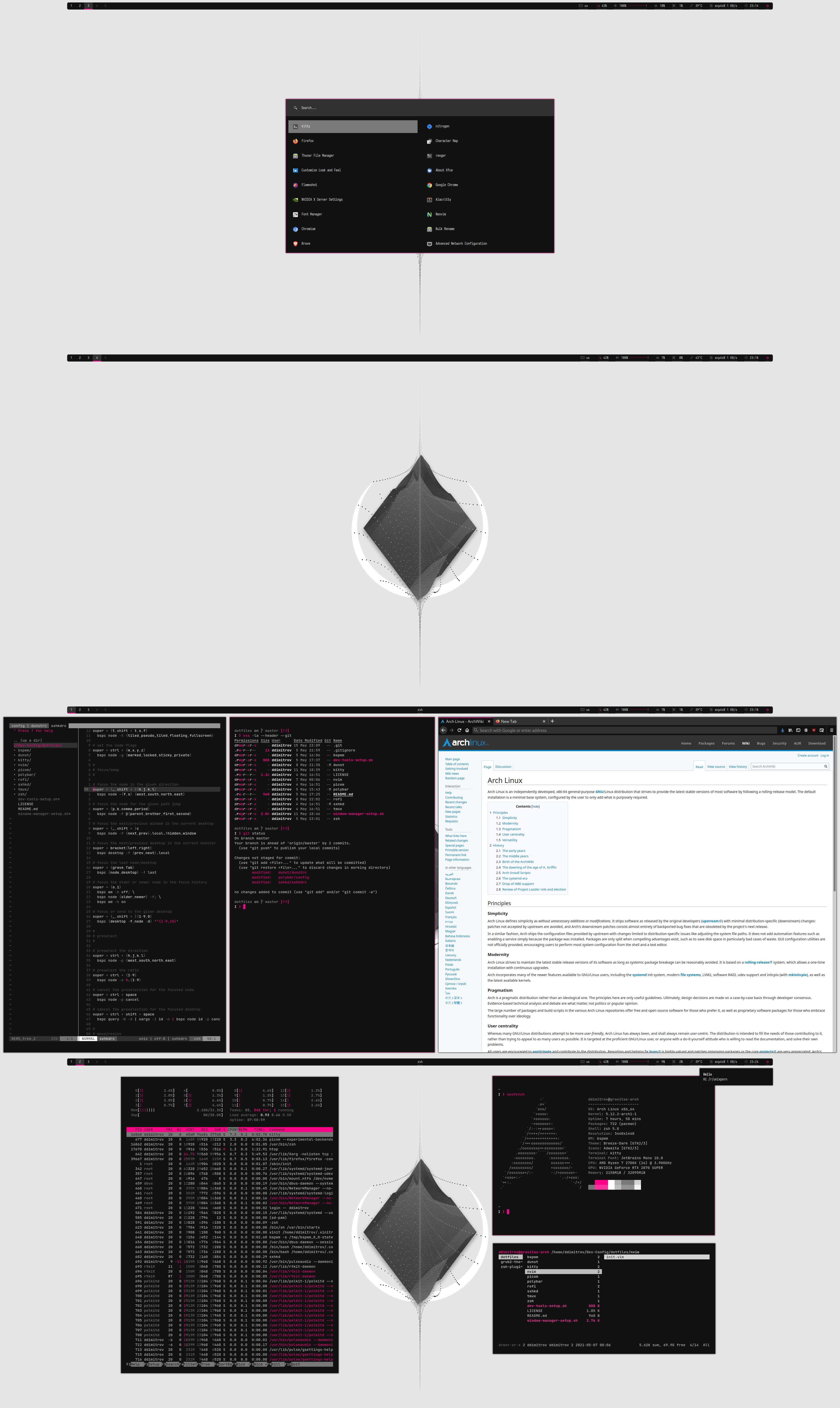 [bspwm] Noirblaze - first rice | Scrolller