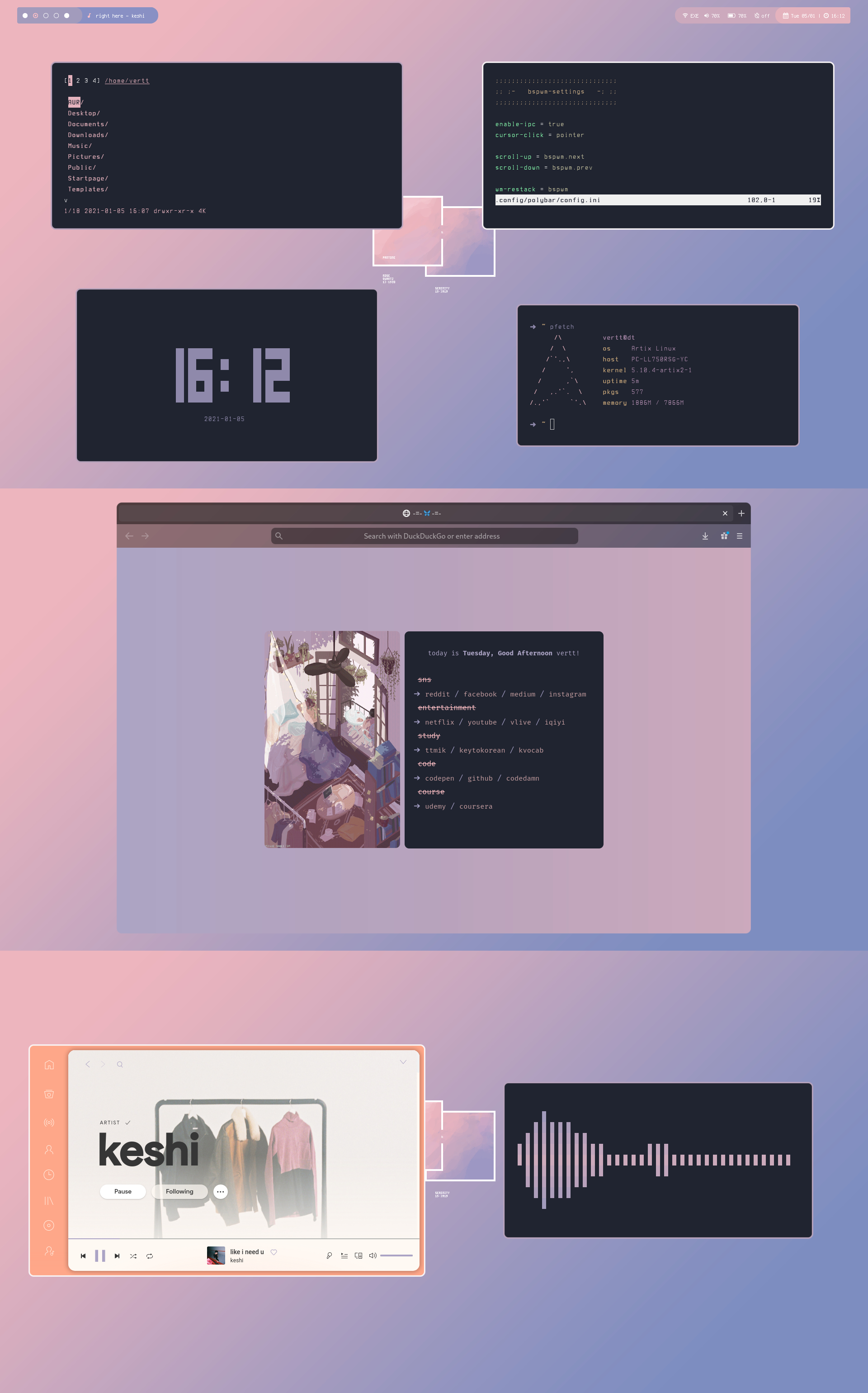 [BSPWM] Serenity | Scrolller