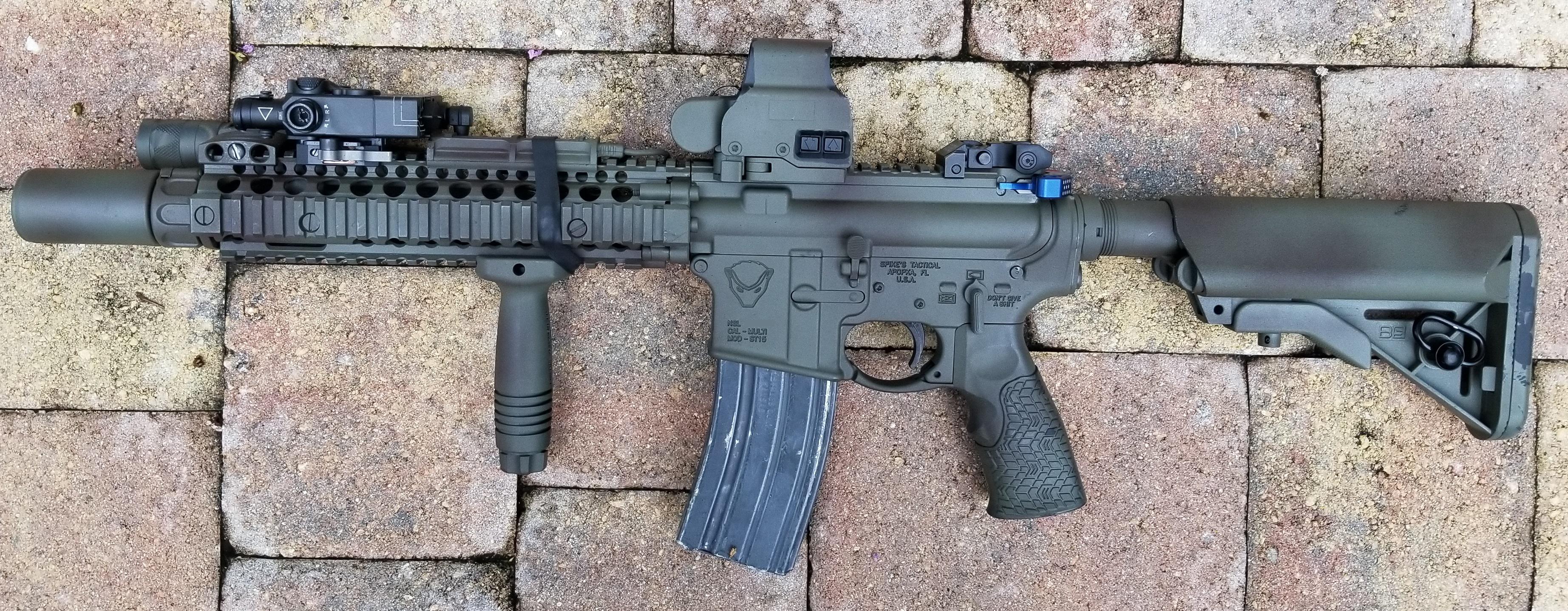 Build up enough courage to paint my non-clone MK18! | Scrolller