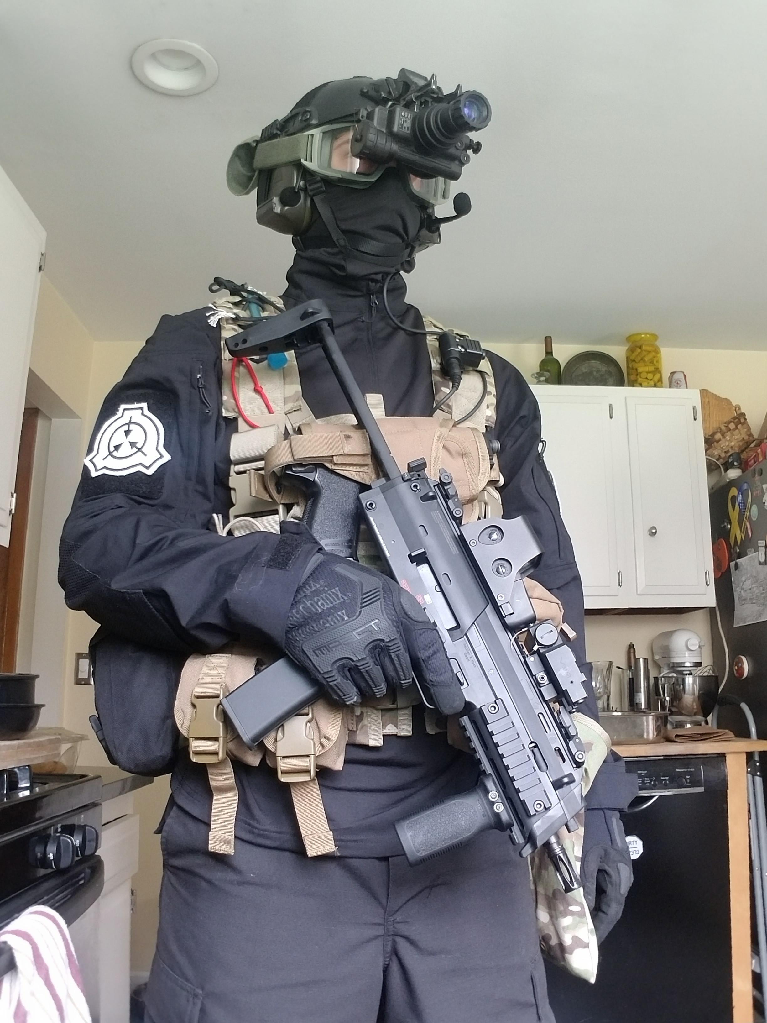 Built an SCP inspired loadout for a night game tomorrow! | Scrolller