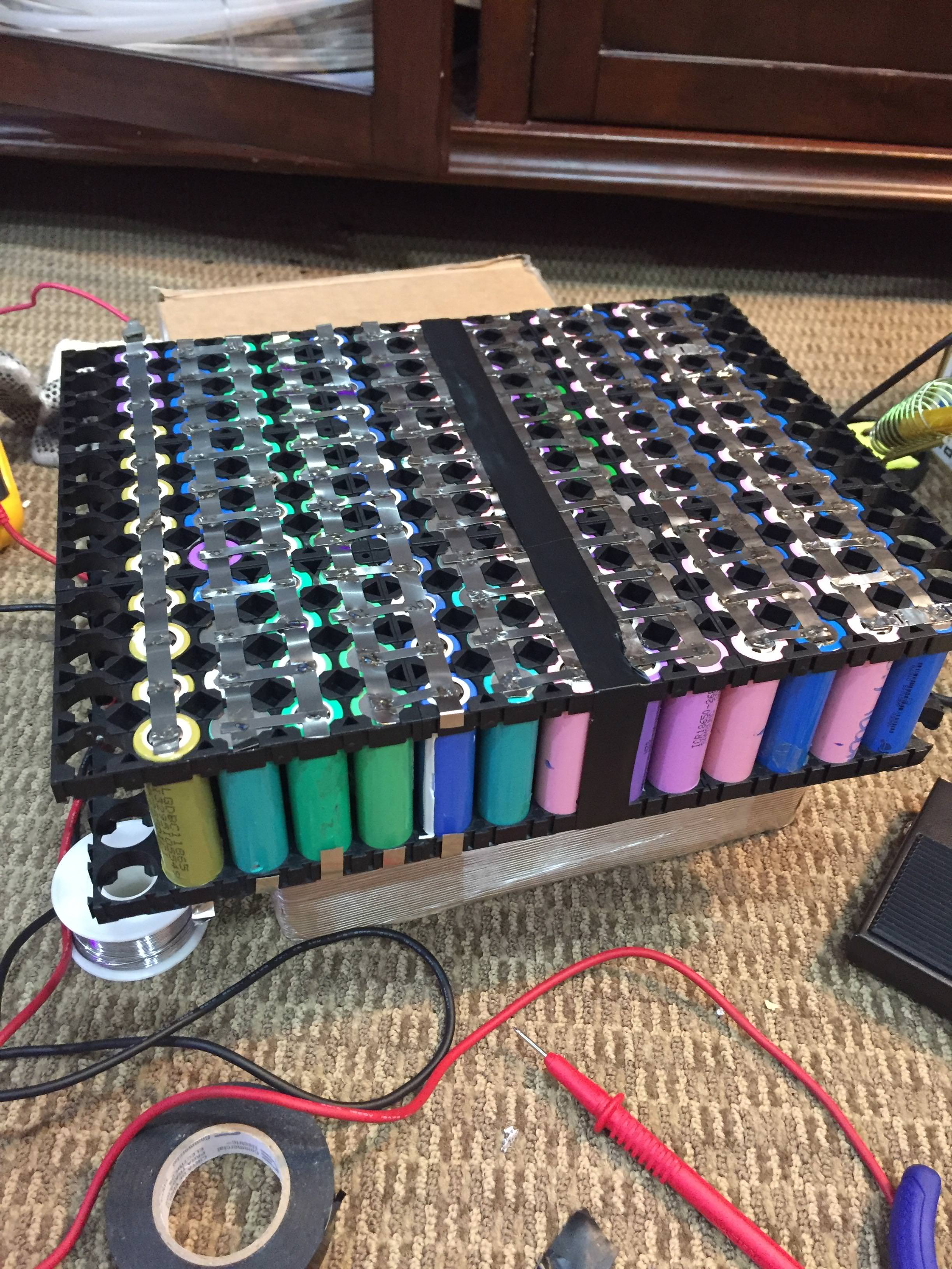 Built myself a battery pack. Wiring the BMS soon... | Scrolller