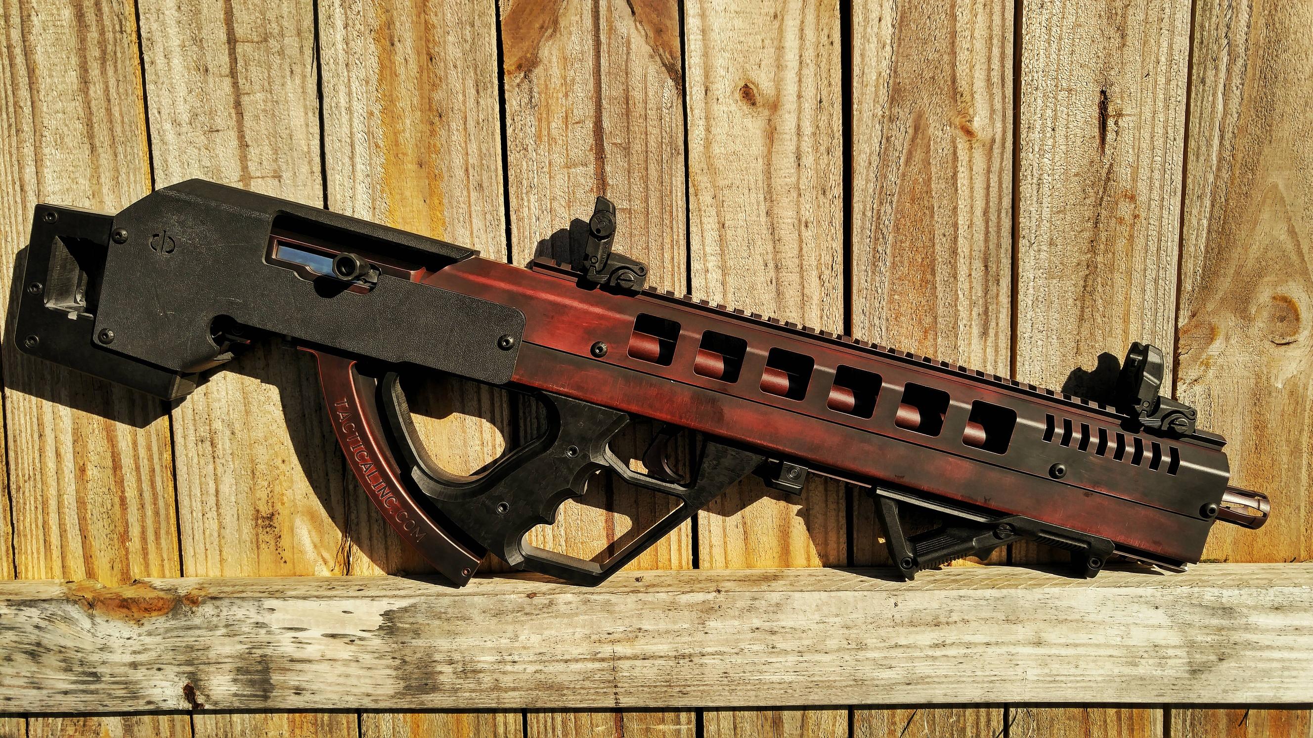 Bullpup kit with battle worn paint | Scrolller