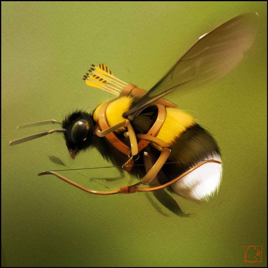 Bumble Bee Archer by GaudiBuendia | Scrolller