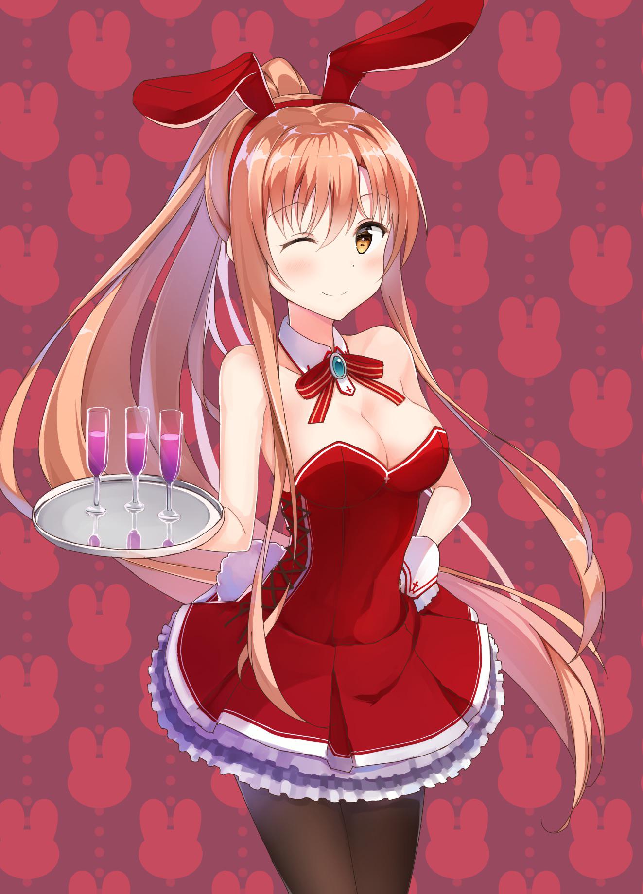 Bunny waitress Asuna | Scrolller