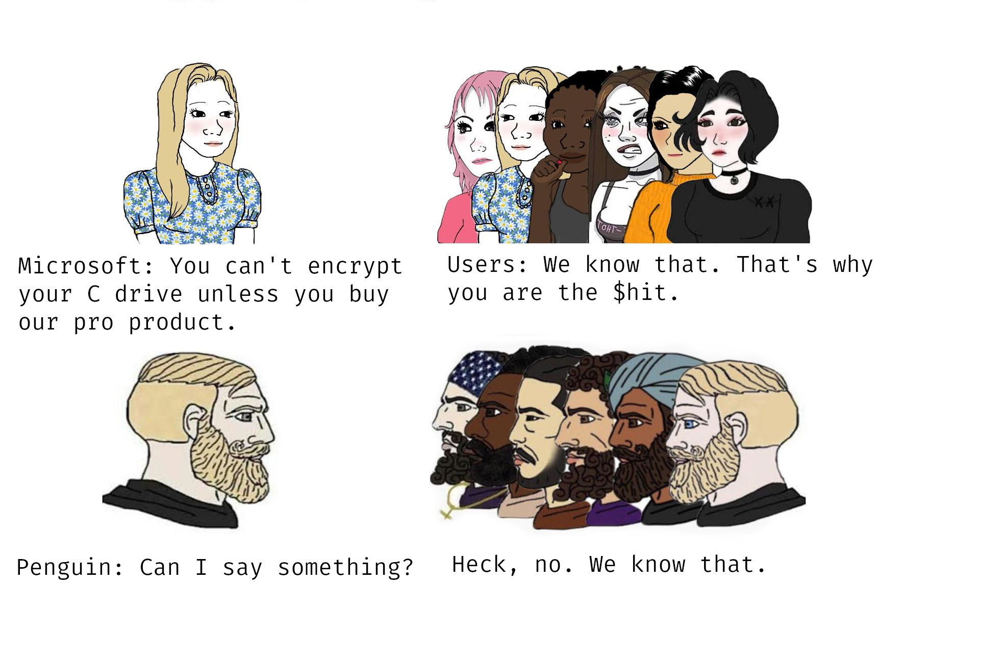 But, do windows users need encryption? | Scrolller