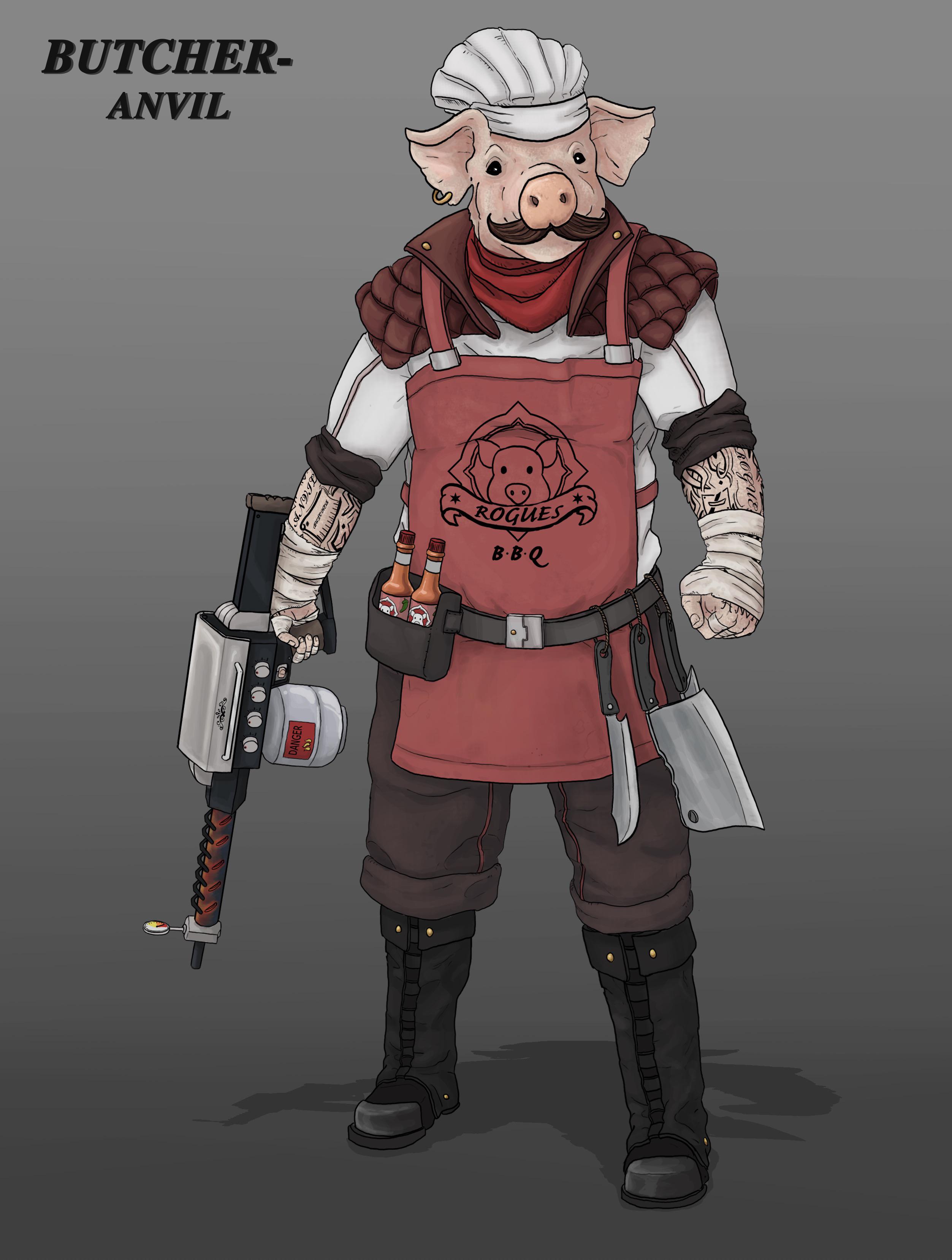 Butcher- Anvil skin concept for Rogue Company | Scrolller