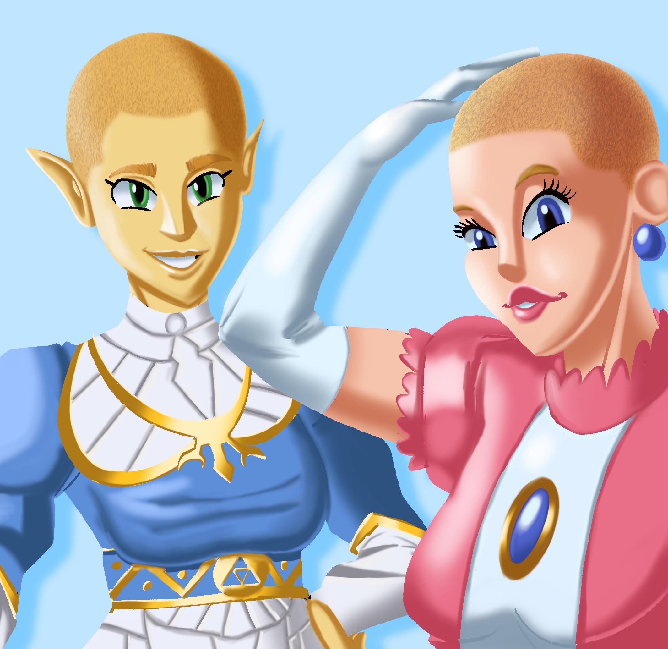 Buzzed peach and Zelda | Scrolller