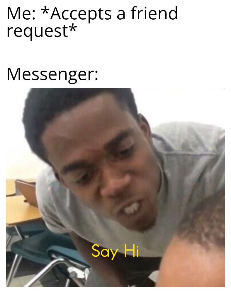 Calm down messenger | Scrolller