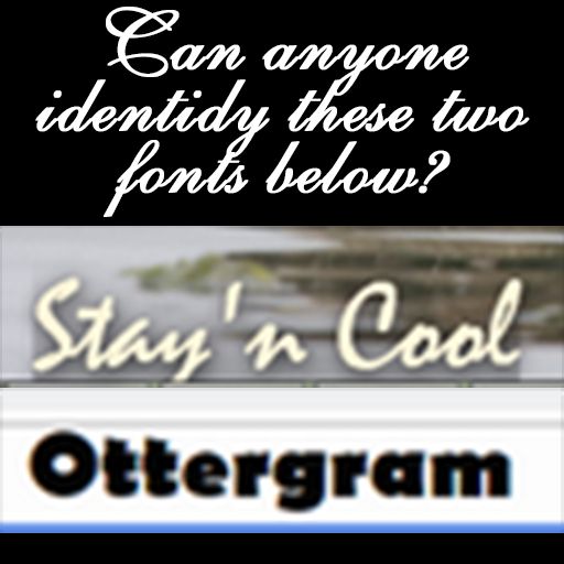 Can anyone identify these two fonts for a lab I'm working on? | Scrolller