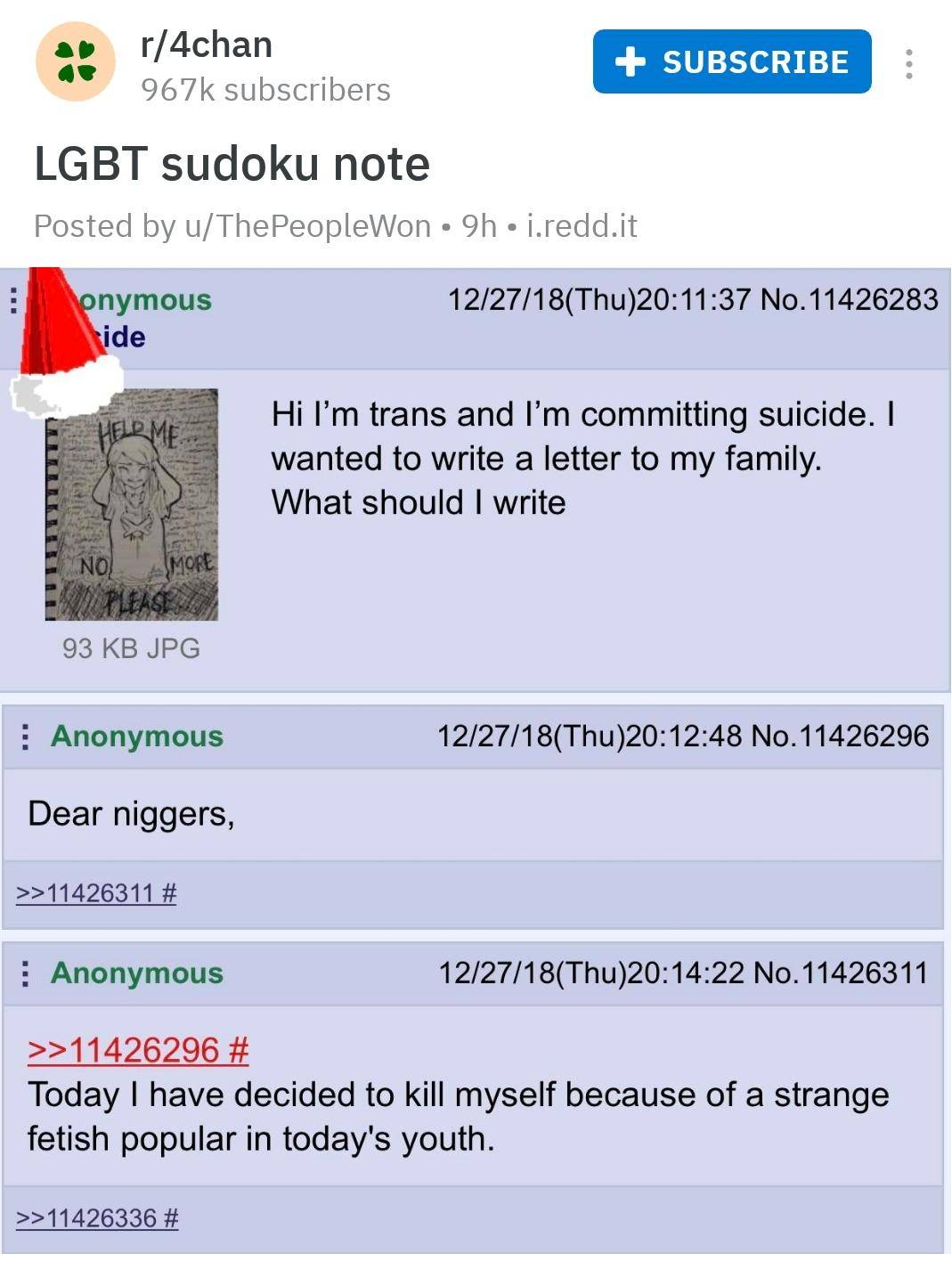 Can we please get /r/4chan banned? | Scrolller