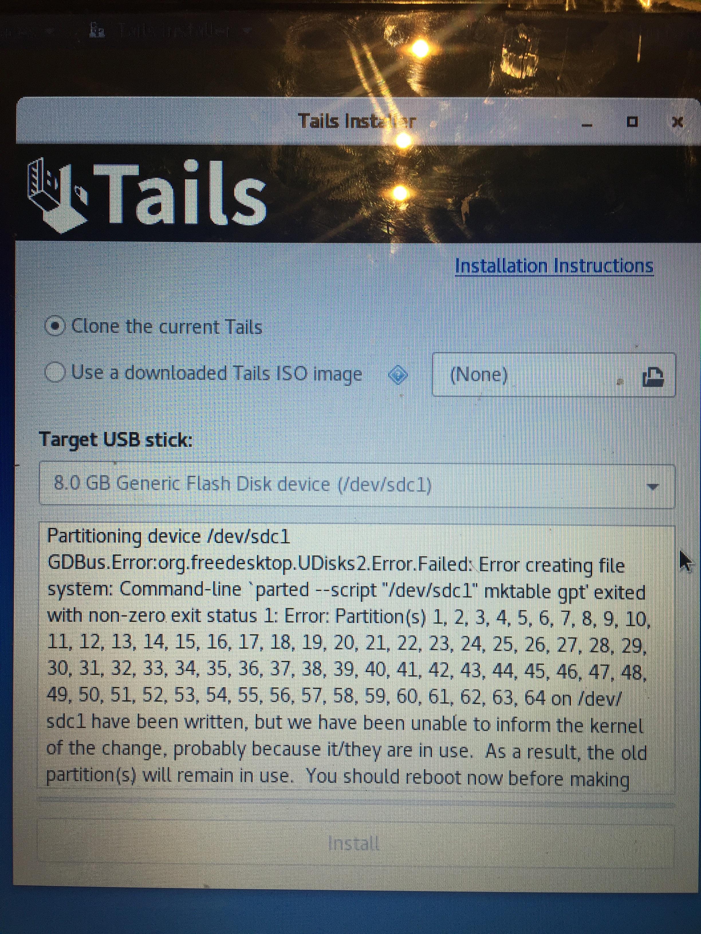 Cannot install tails to second usb | Scrolller