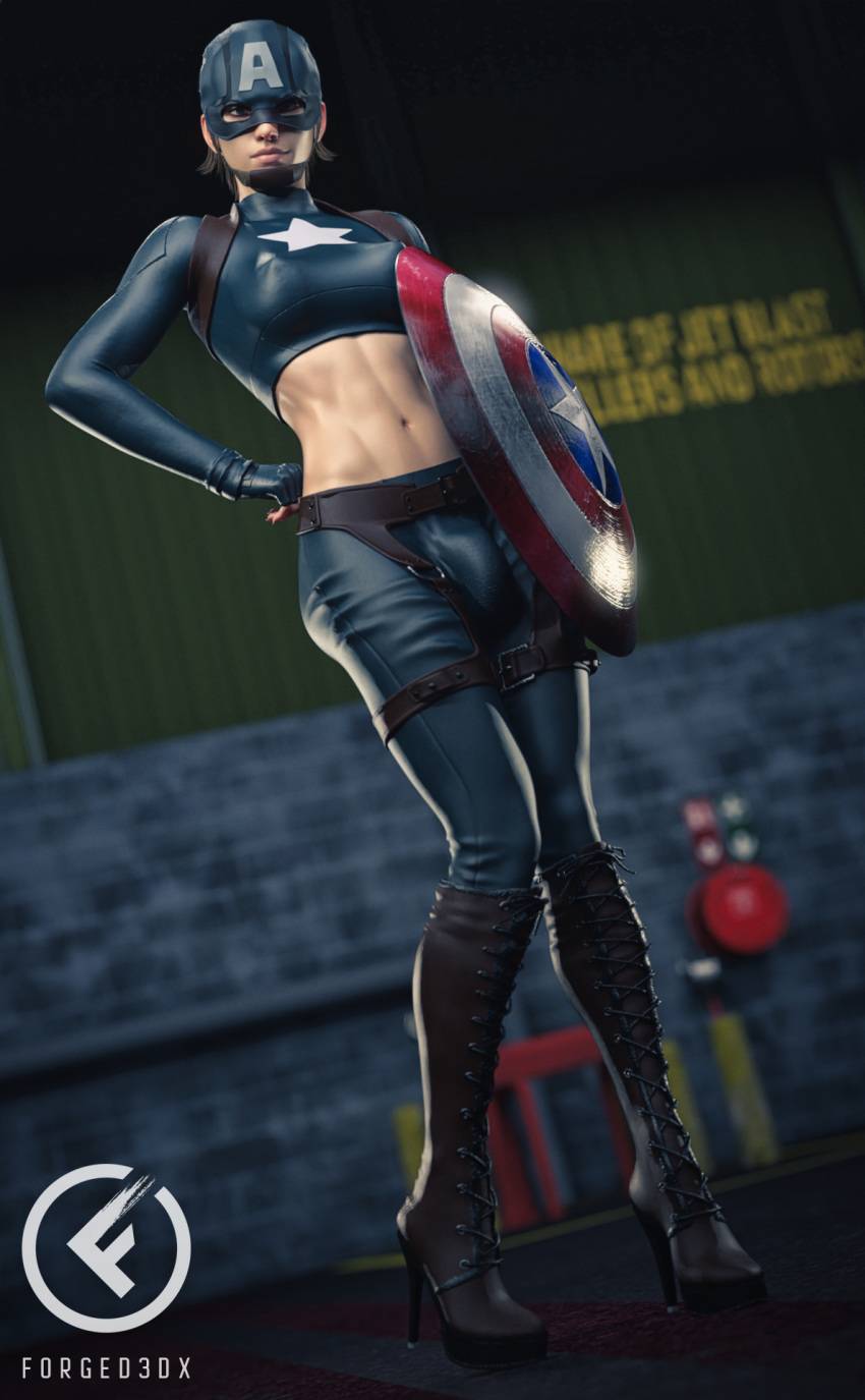 Captain America by Forged3DX | Scrolller