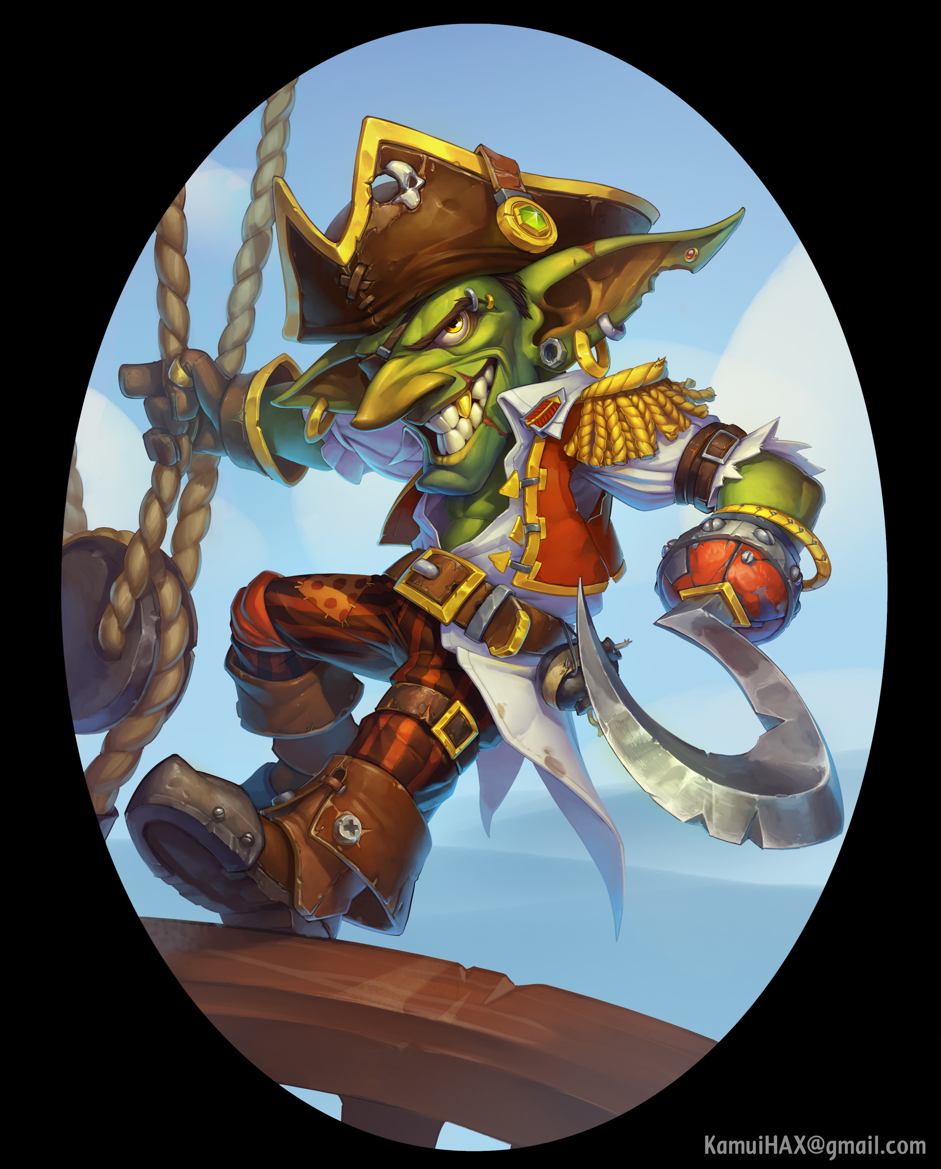 Captain Hook by Ivan Fomin | Scrolller