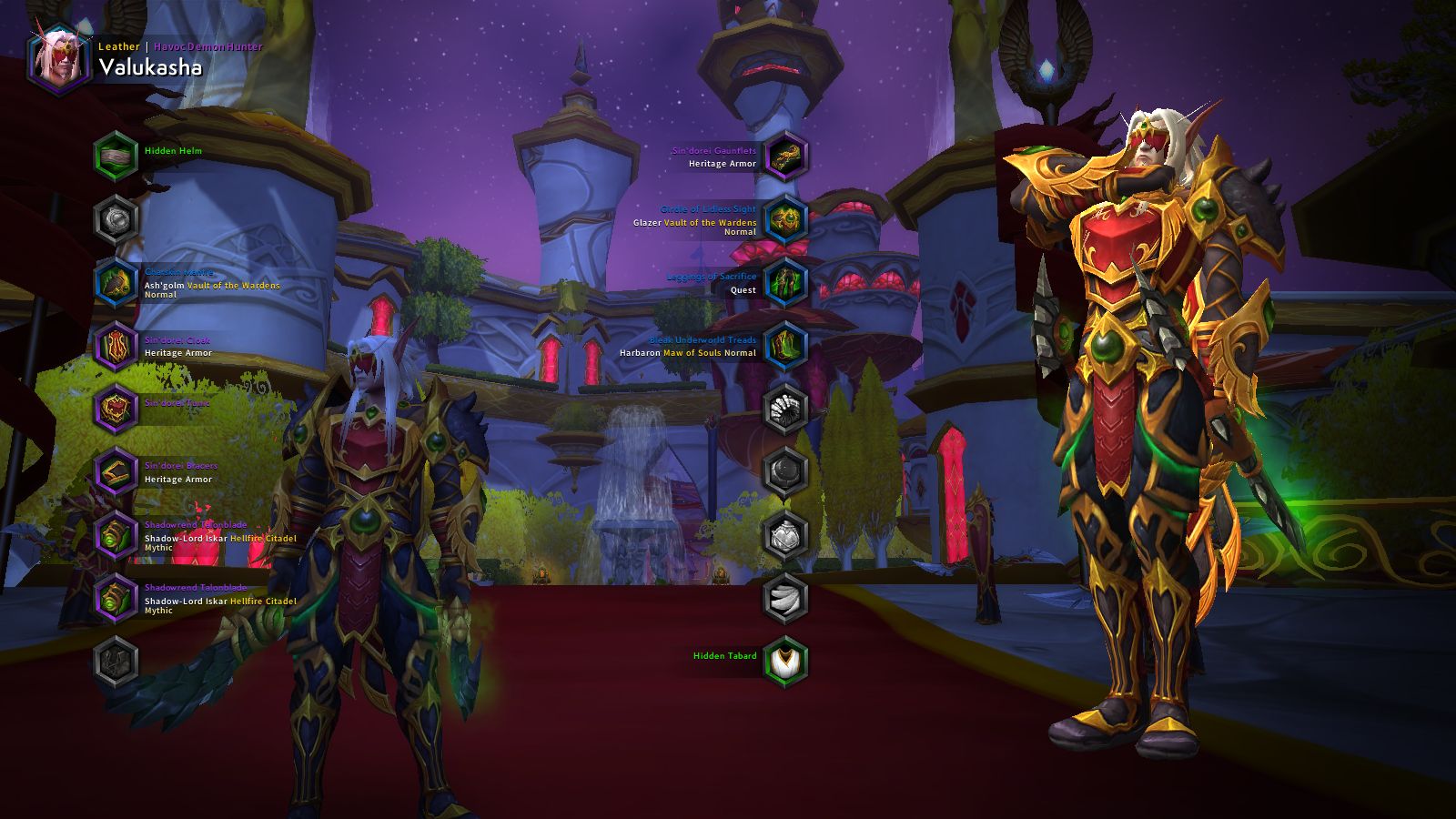 Captain of The Silvermoon Demon Hunter Division | Scrolller