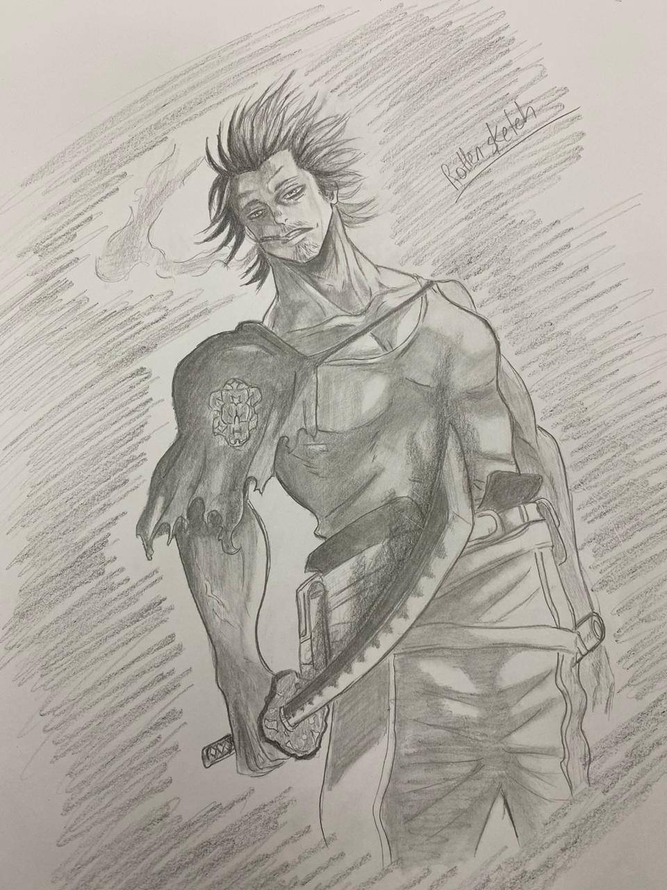 Captain Yami, Drawn by my sister | Scrolller