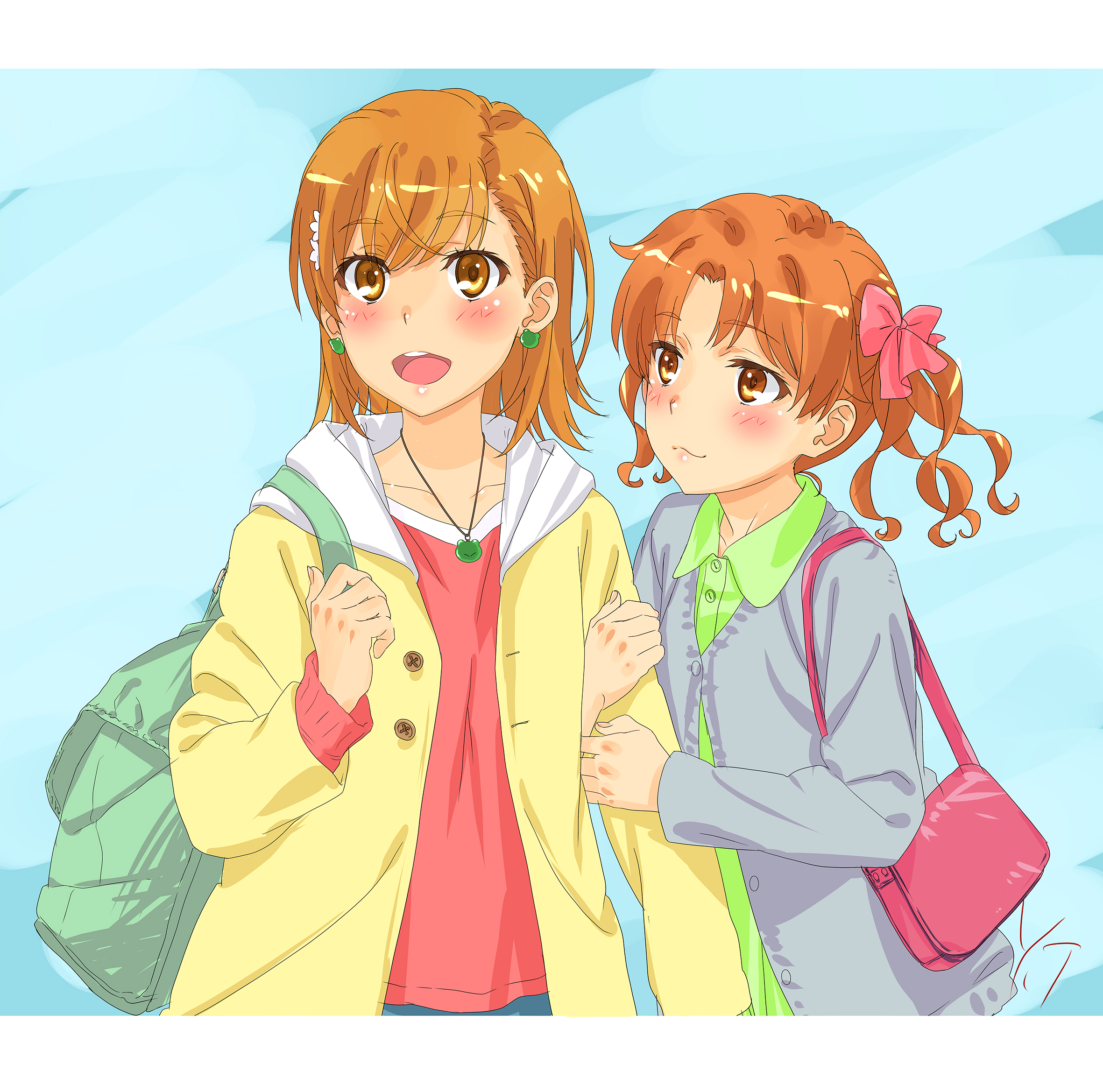 Casual Misaka and Kuroko by Tanaka Yuuichi | Scrolller