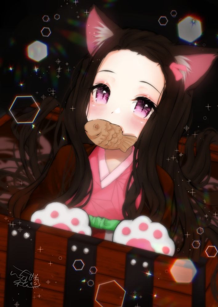 Catgirl Nezuko ♡ Scrolller