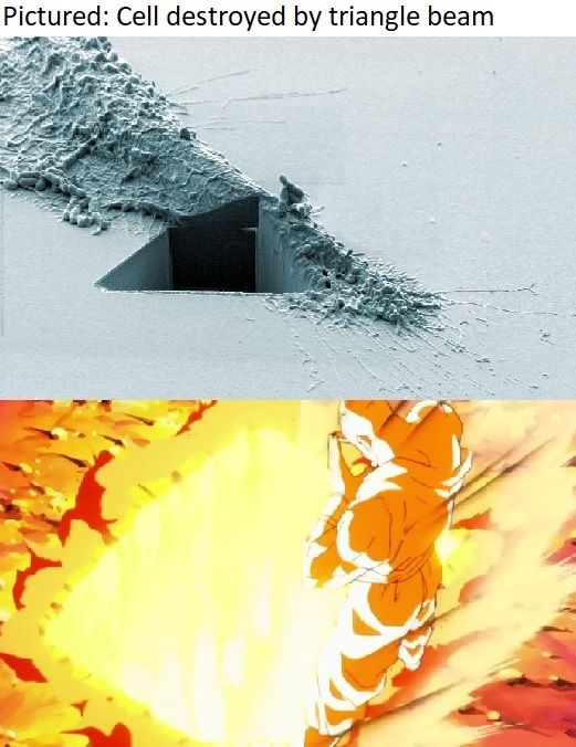 Cell Destroyed by Triangle Beam (OC please be gentle) | Scrolller