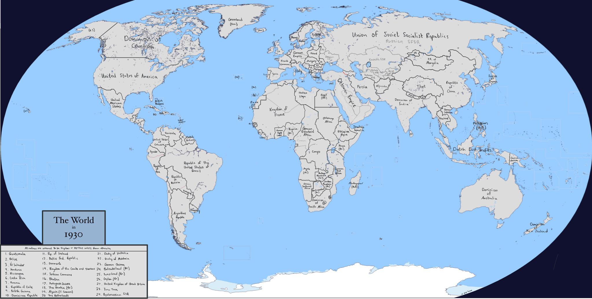 Central Power Victory World Map | Pax Germanica | Final Map | Scrolller