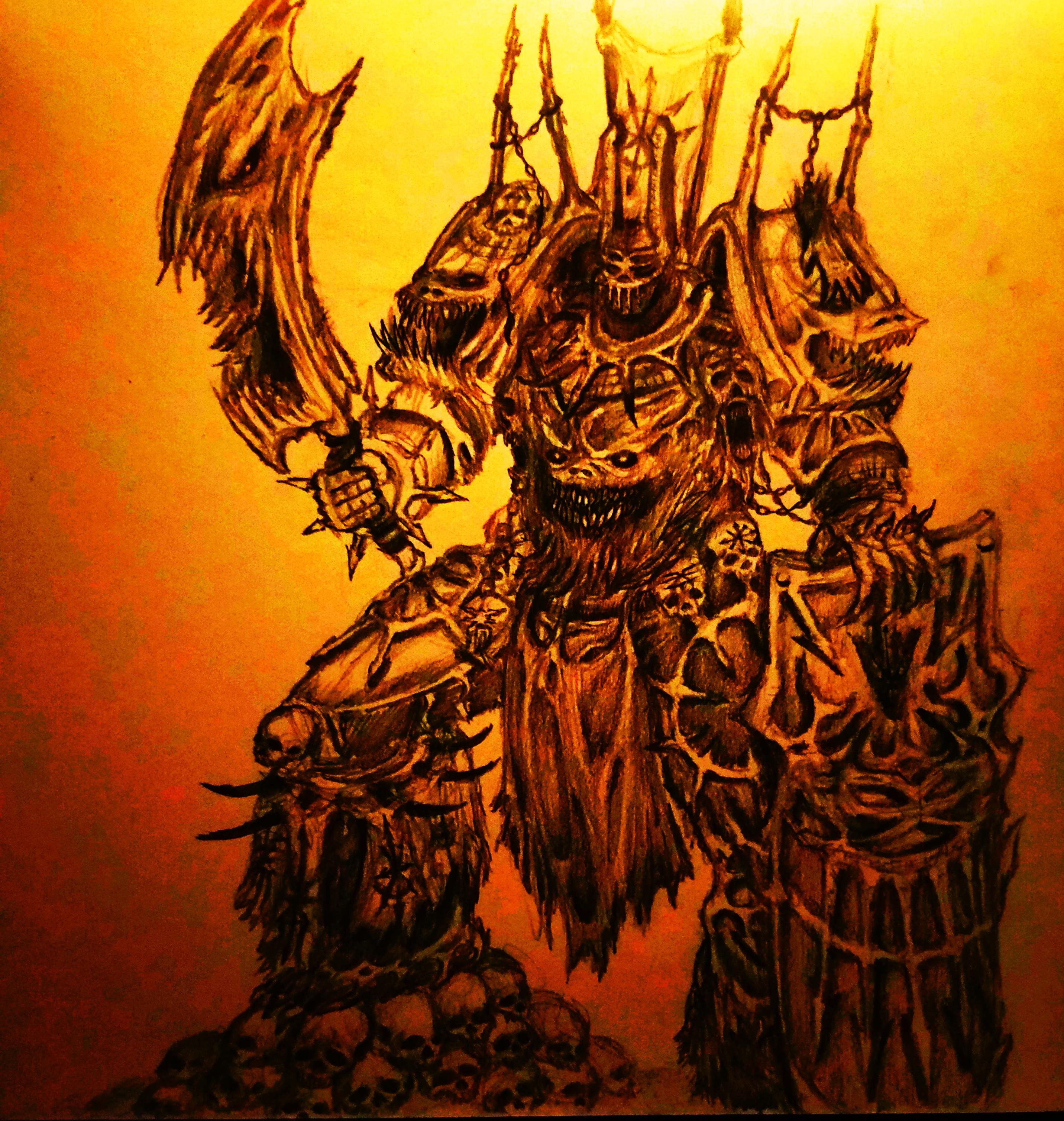 Chaos Lord of Khorne by u/LightGamez | Scrolller