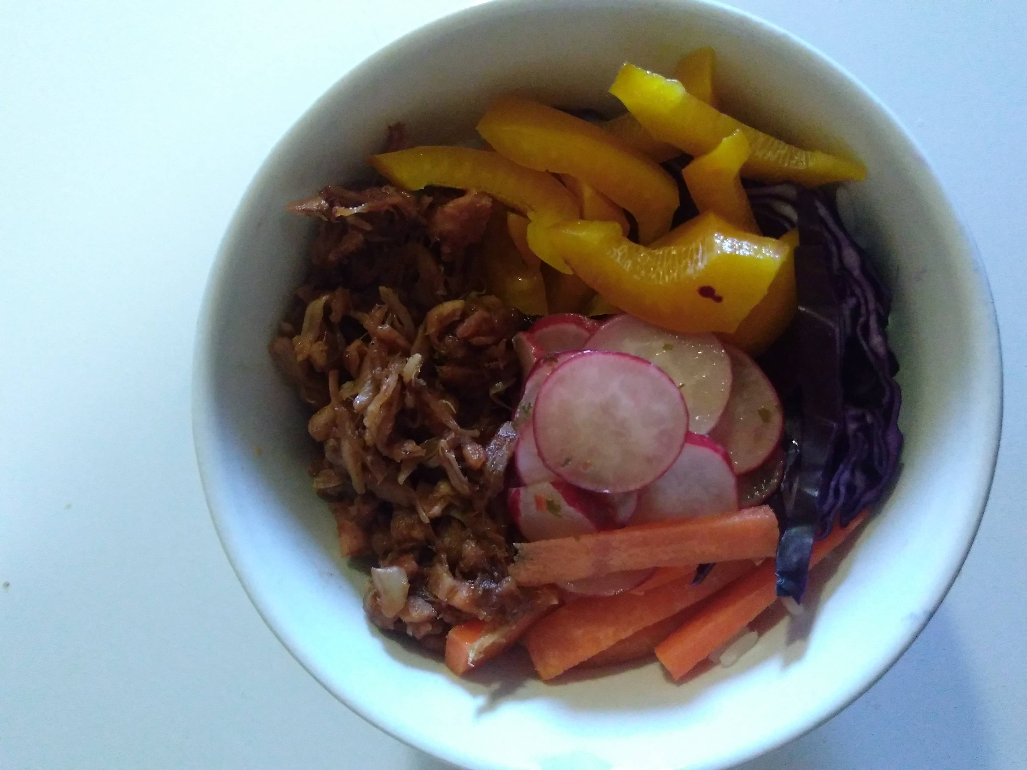 Char sui jackfruit rice bowl 😊 | Scrolller