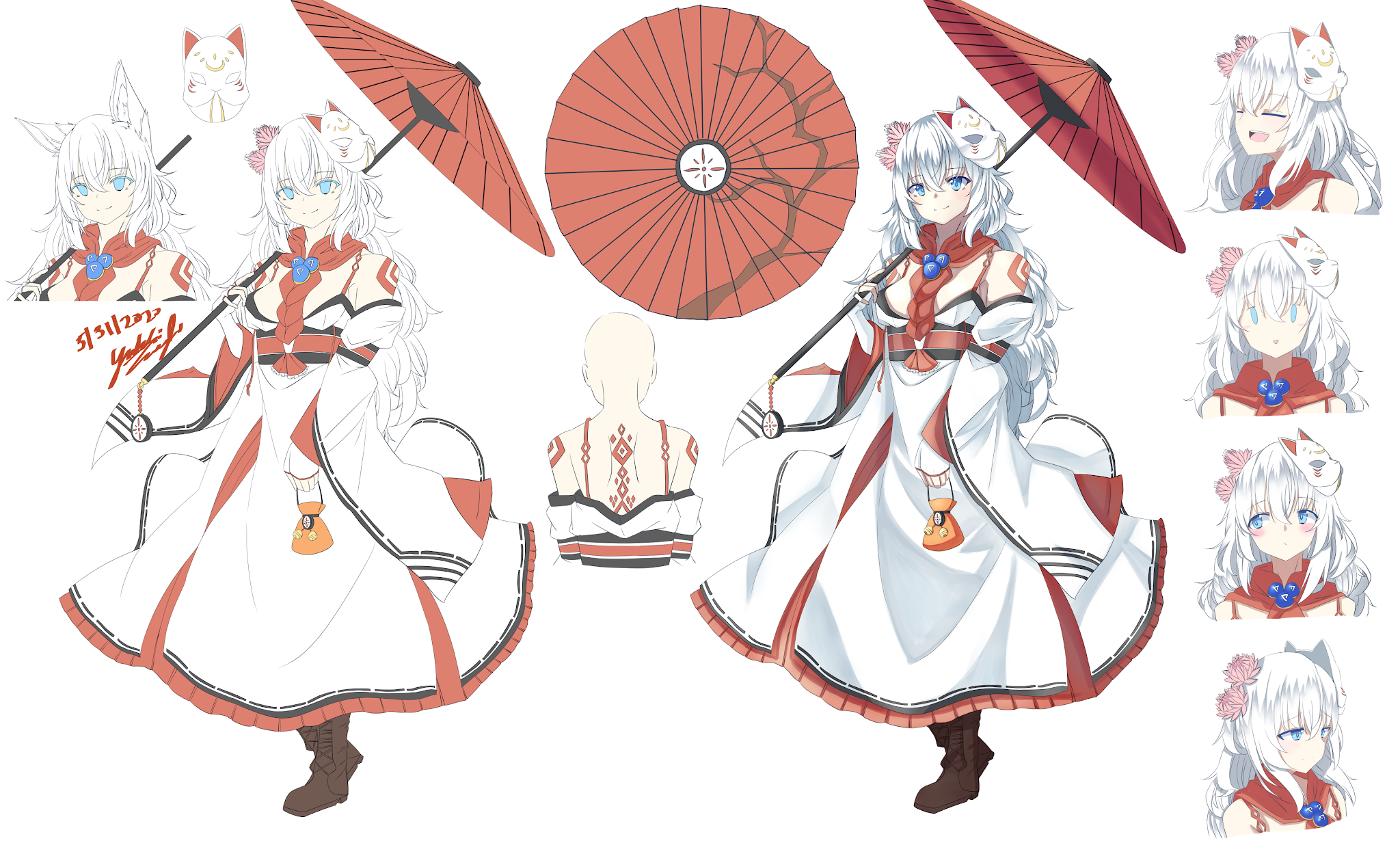 Character sheet for an original character | Scrolller