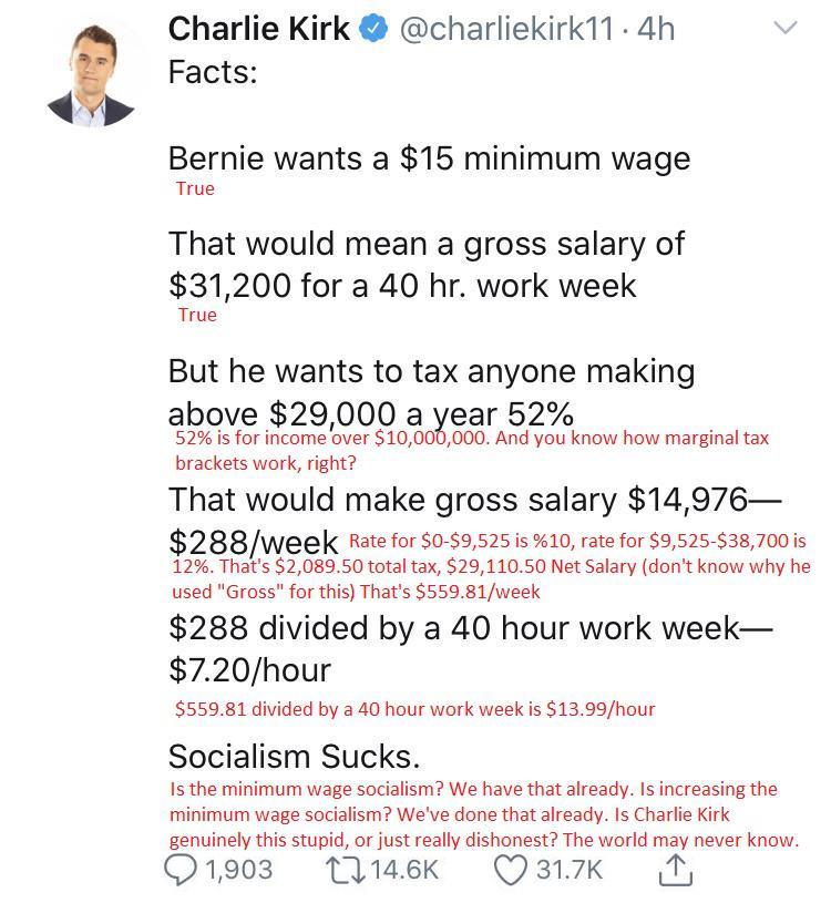 Fact Check Charlie Kirk At 18