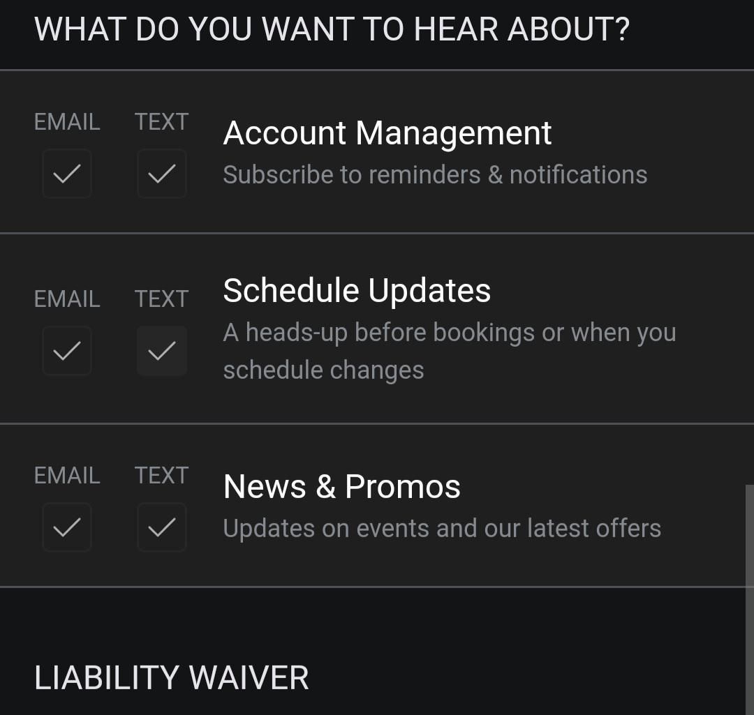 Checking all of the boxes and only making them one shade lighter. | Scrolller