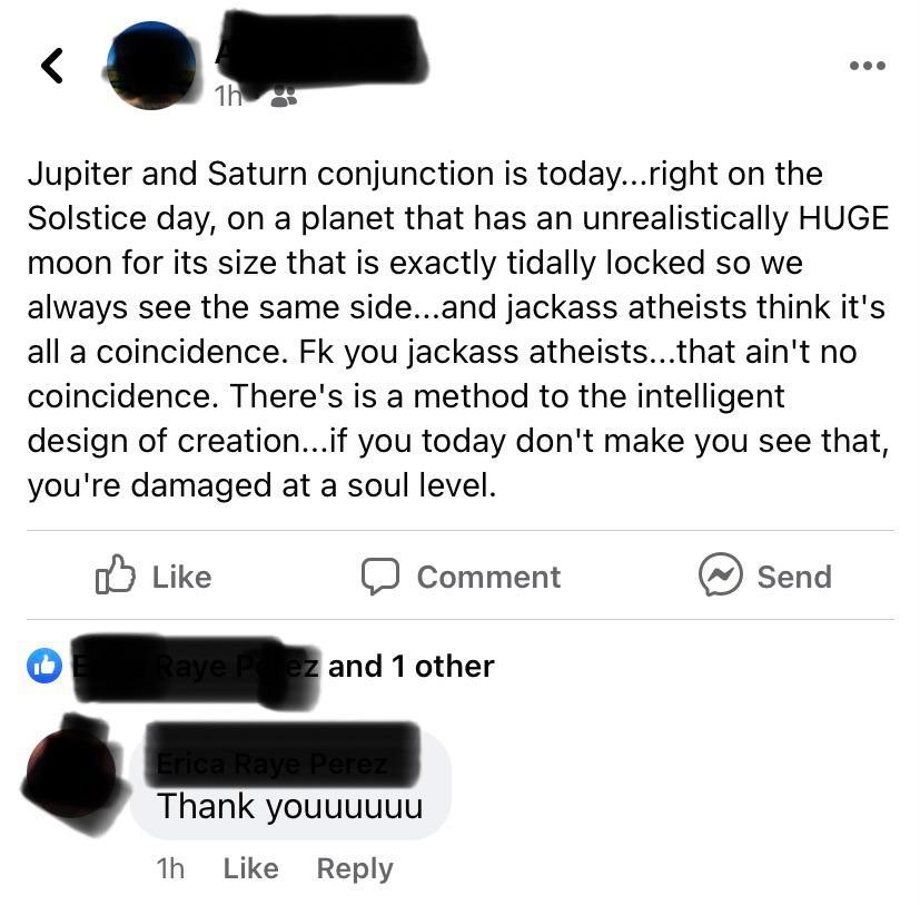 Checkmate, atheists. | Scrolller