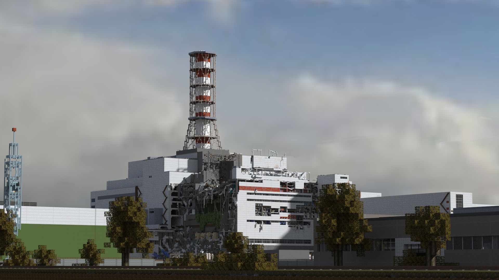 Chernobyl Nuclear Power Plant in Minecraft by “Excellency Studio” | Scrolller