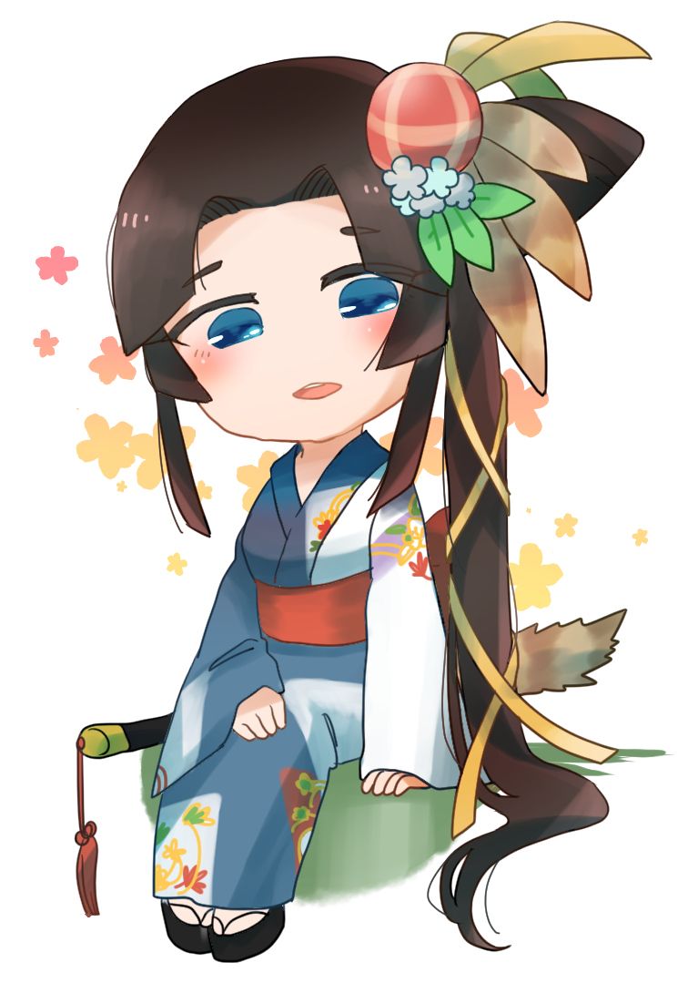 Chibi Kimono Ushiwakamaru | Scrolller