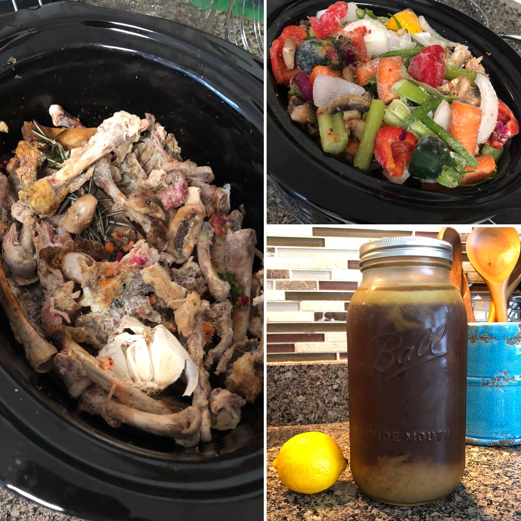 Chicken, pork and beef bone scrap broth | Scrolller