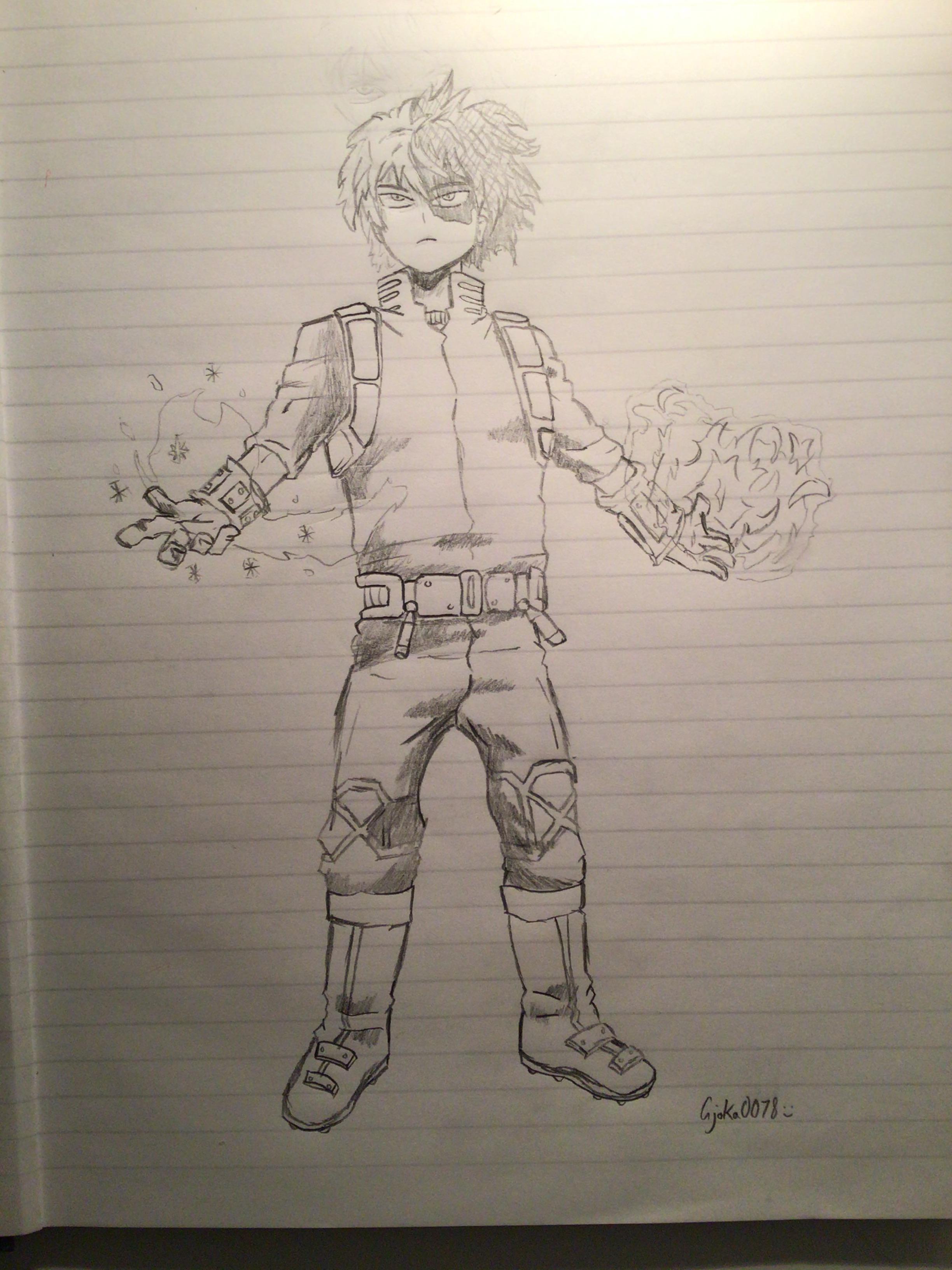 Chill drawing of Shoto | Scrolller